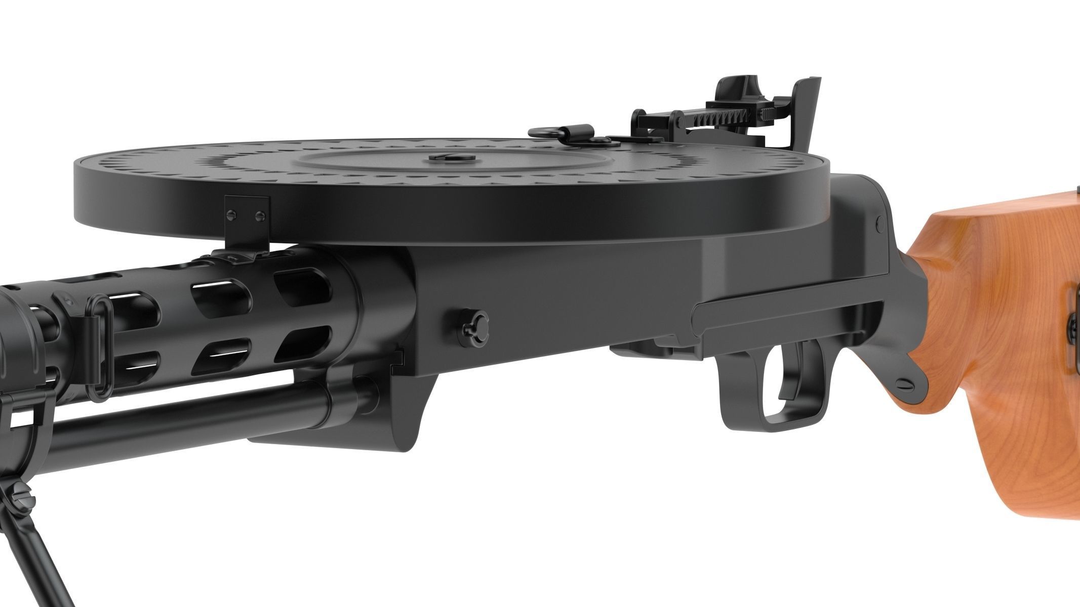 Degtyaryov machine gun 3D model | CGTrader