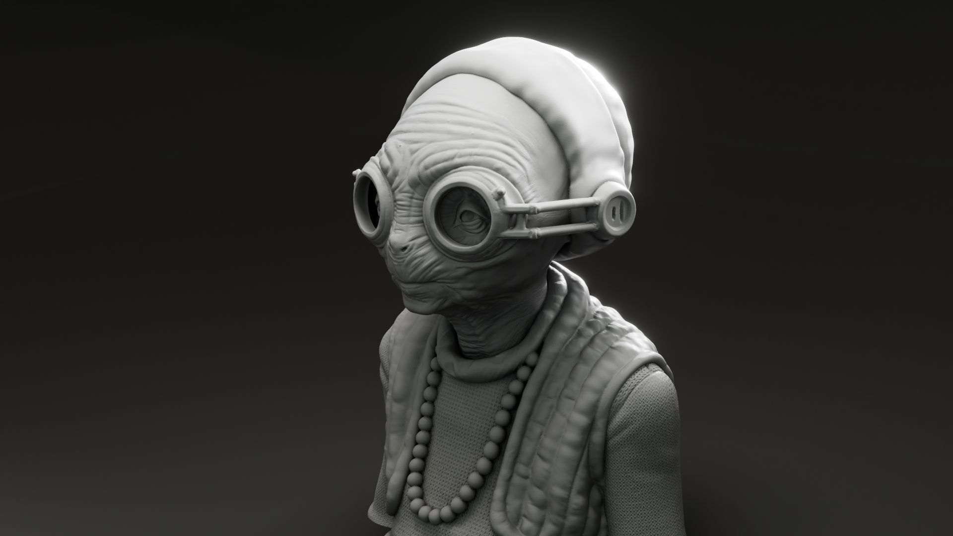 Lupita Nyongo - Maz Kanata - Star Wars The Force Awakens 3D model 3D ...