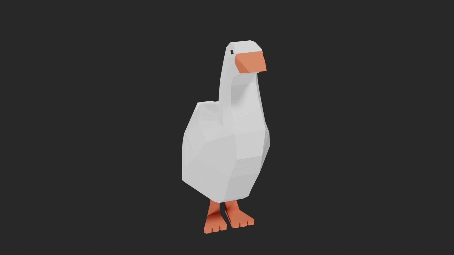 3D model Lowpoly Goose VR / AR / low-poly | CGTrader