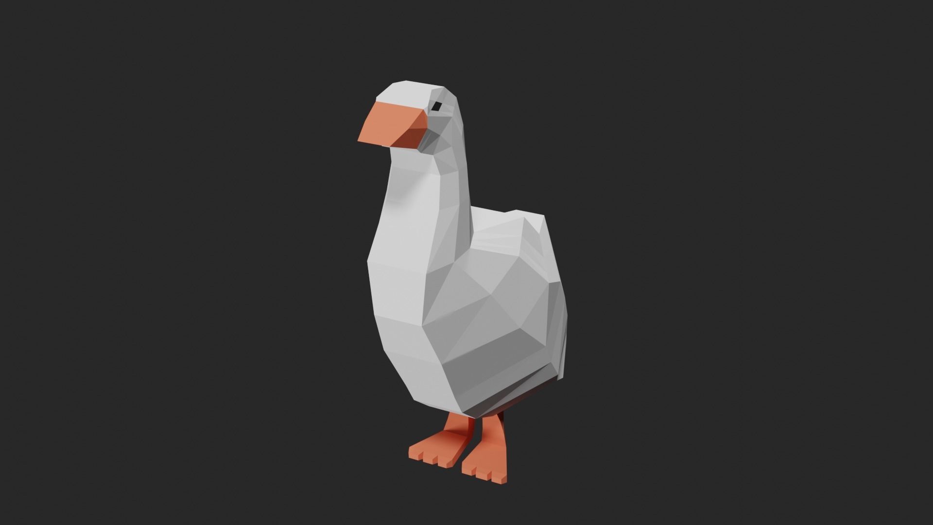 3D model Lowpoly Goose VR / AR / low-poly | CGTrader