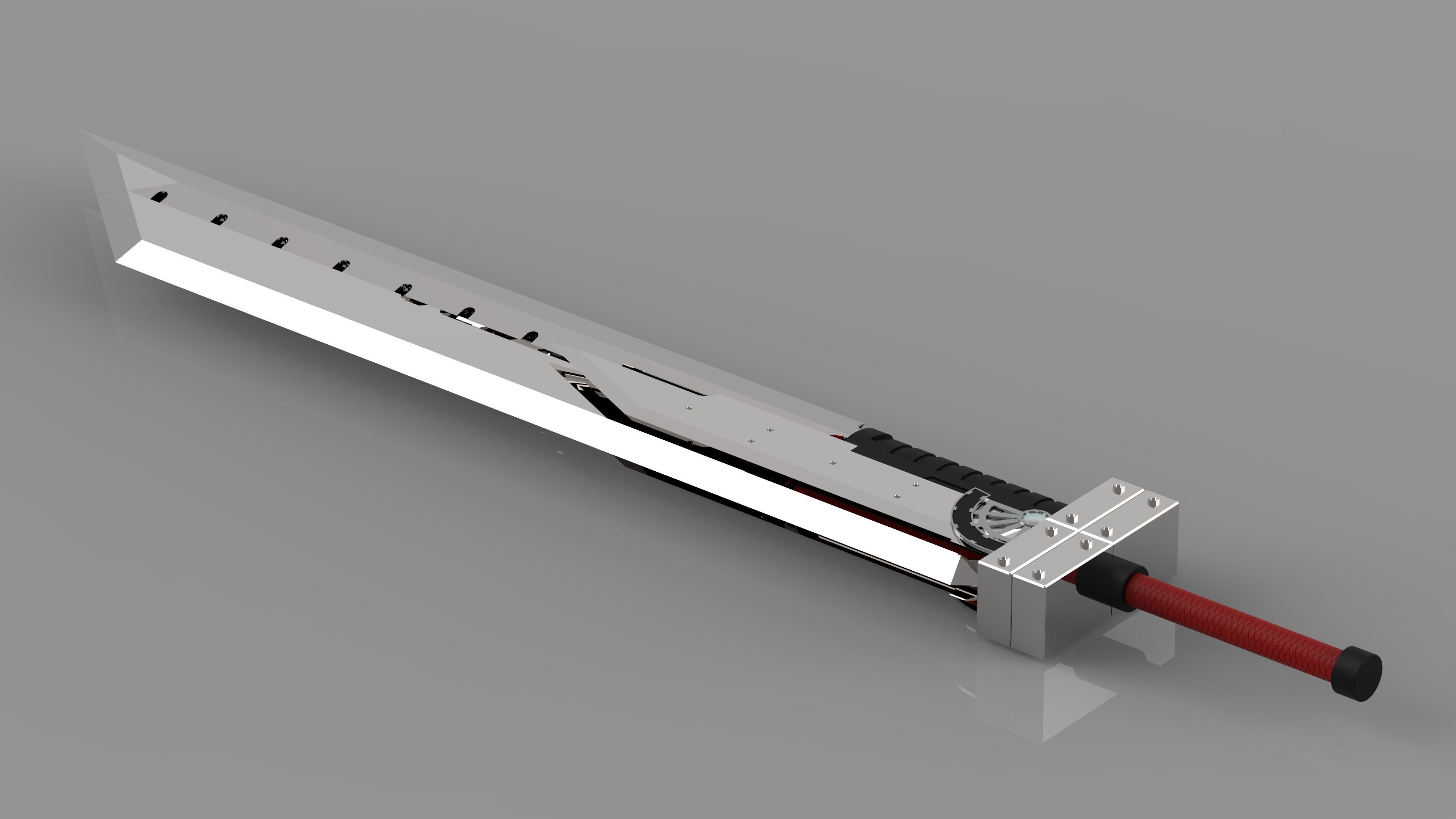 Clouds Fusion Sword 3D model animated | CGTrader