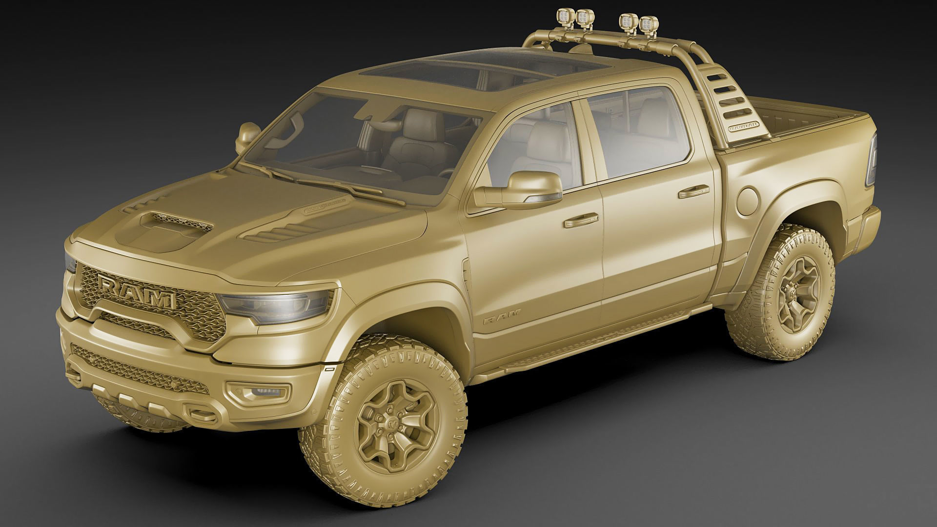 Ram 1500 TRX 2021 3D model | CGTrader