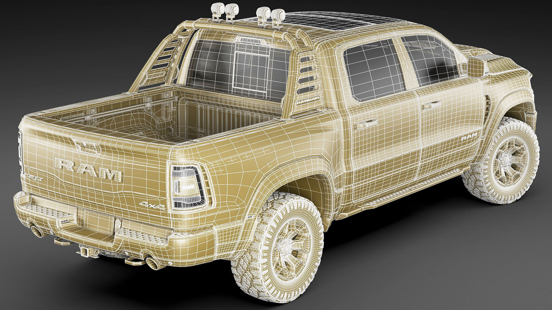 Ram 1500 TRX 2021 3D model | CGTrader