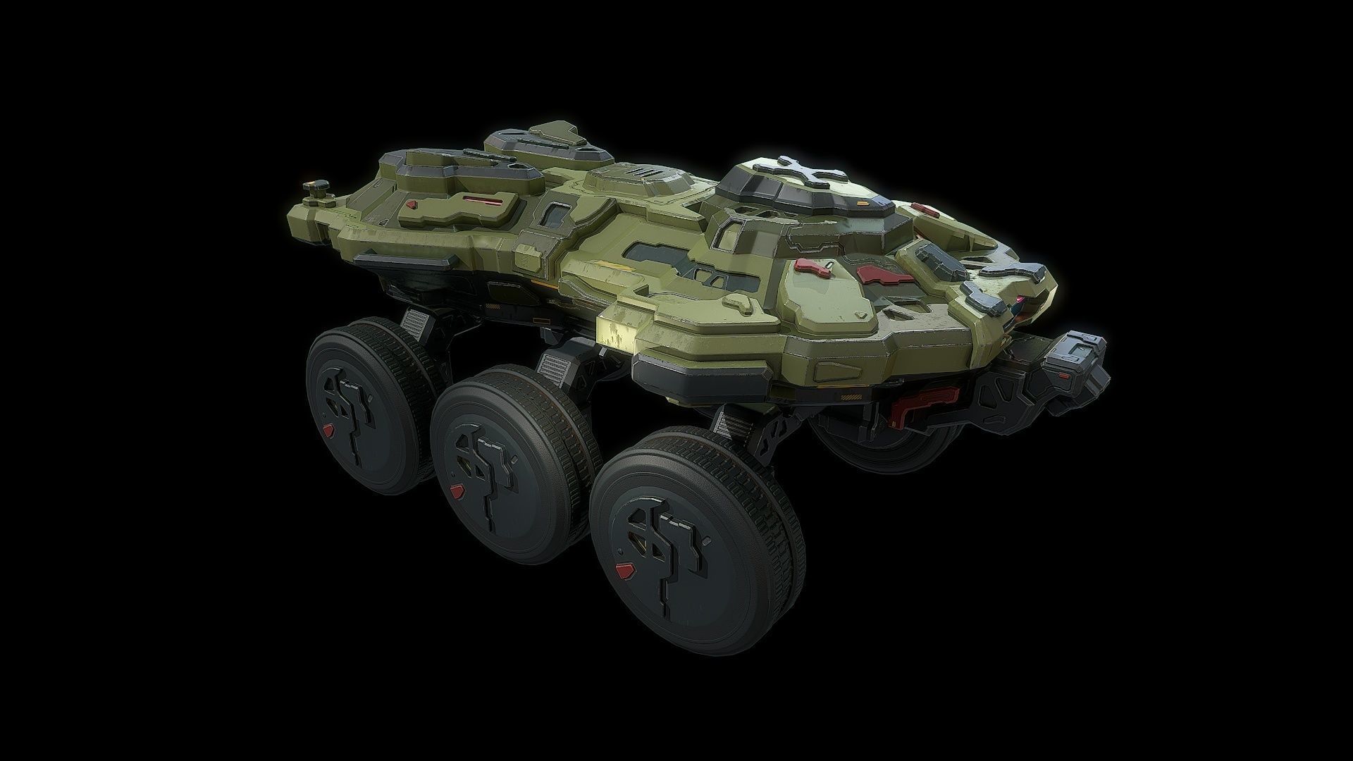3D model Sci fi pathfinder rover vehicle VR / AR / low-poly | CGTrader