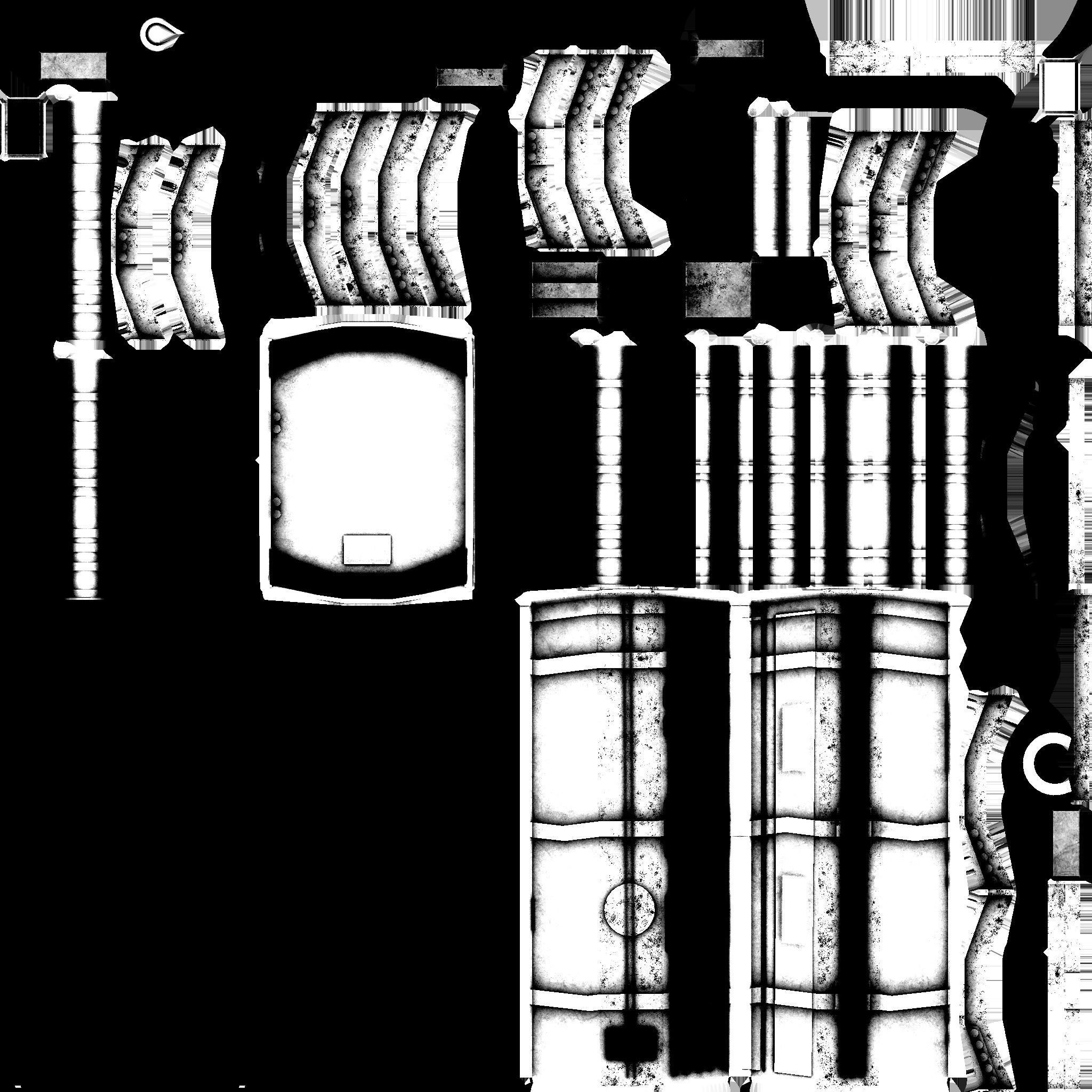 3D model Rust Crime Scene SciFi Backdrop - Scenery Full Perm VR / AR ...