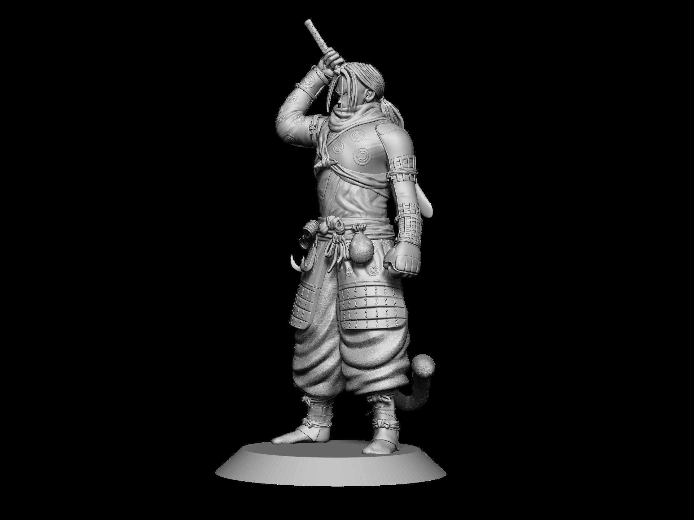 trunks Samurai 3D model 3D printable | CGTrader