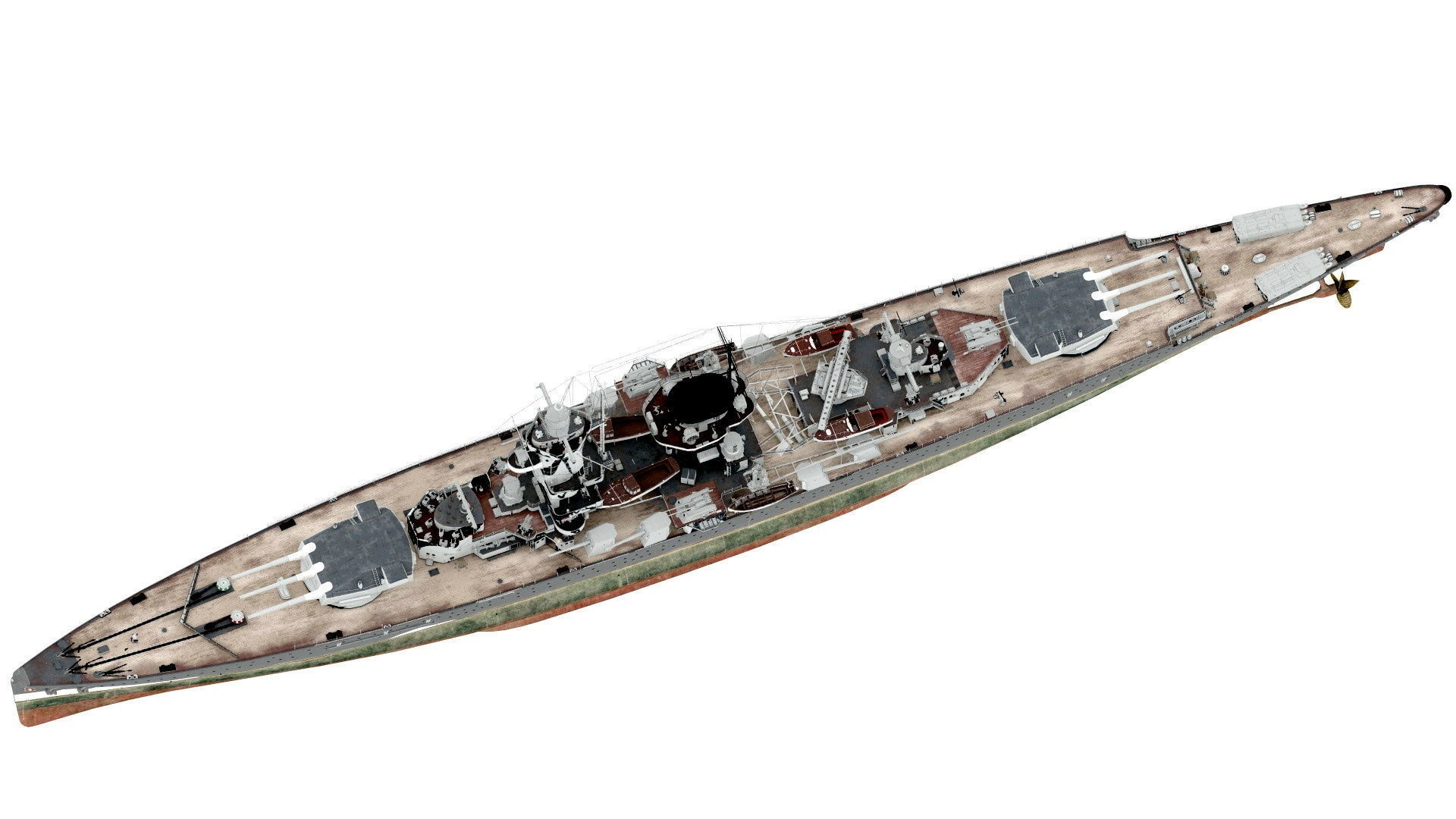 Admiral Graf Spee 3D model | CGTrader