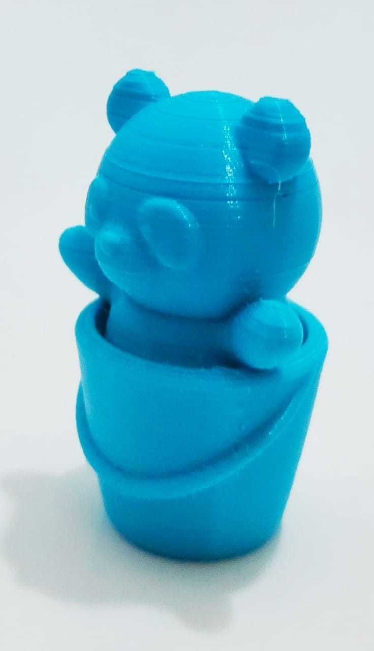 Panda Bucket 3D model 3D printable | CGTrader