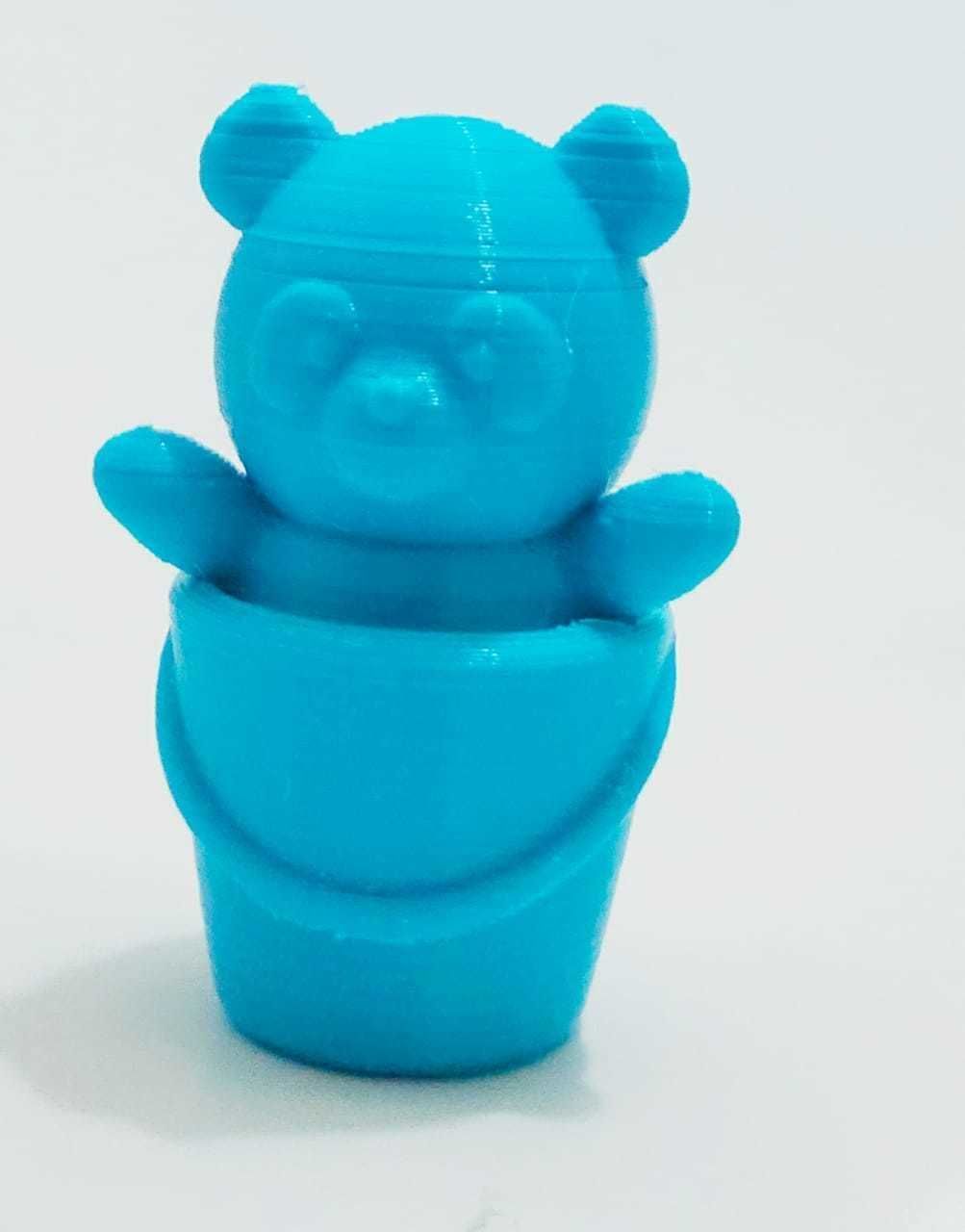 Panda Bucket 3D model 3D printable | CGTrader