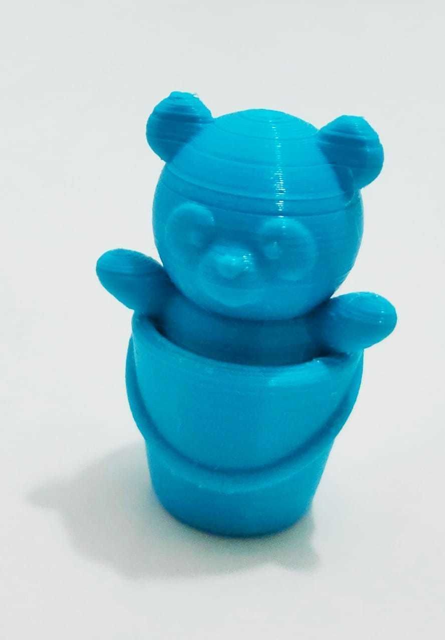 Panda Bucket 3D model 3D printable | CGTrader