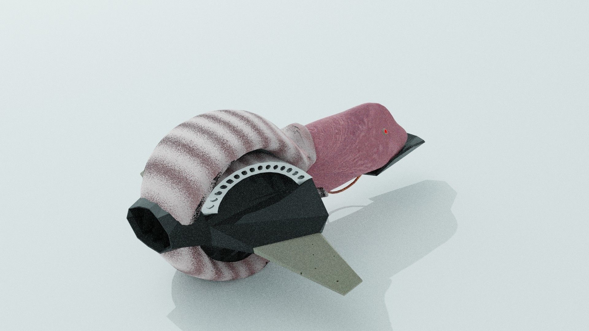 3D model Flying snail giant mecha VR / AR / low-poly | CGTrader