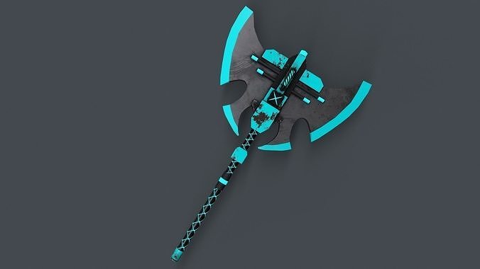 3D model Sci-Fi Axe V4 - 07 VR / AR / low-poly | CGTrader