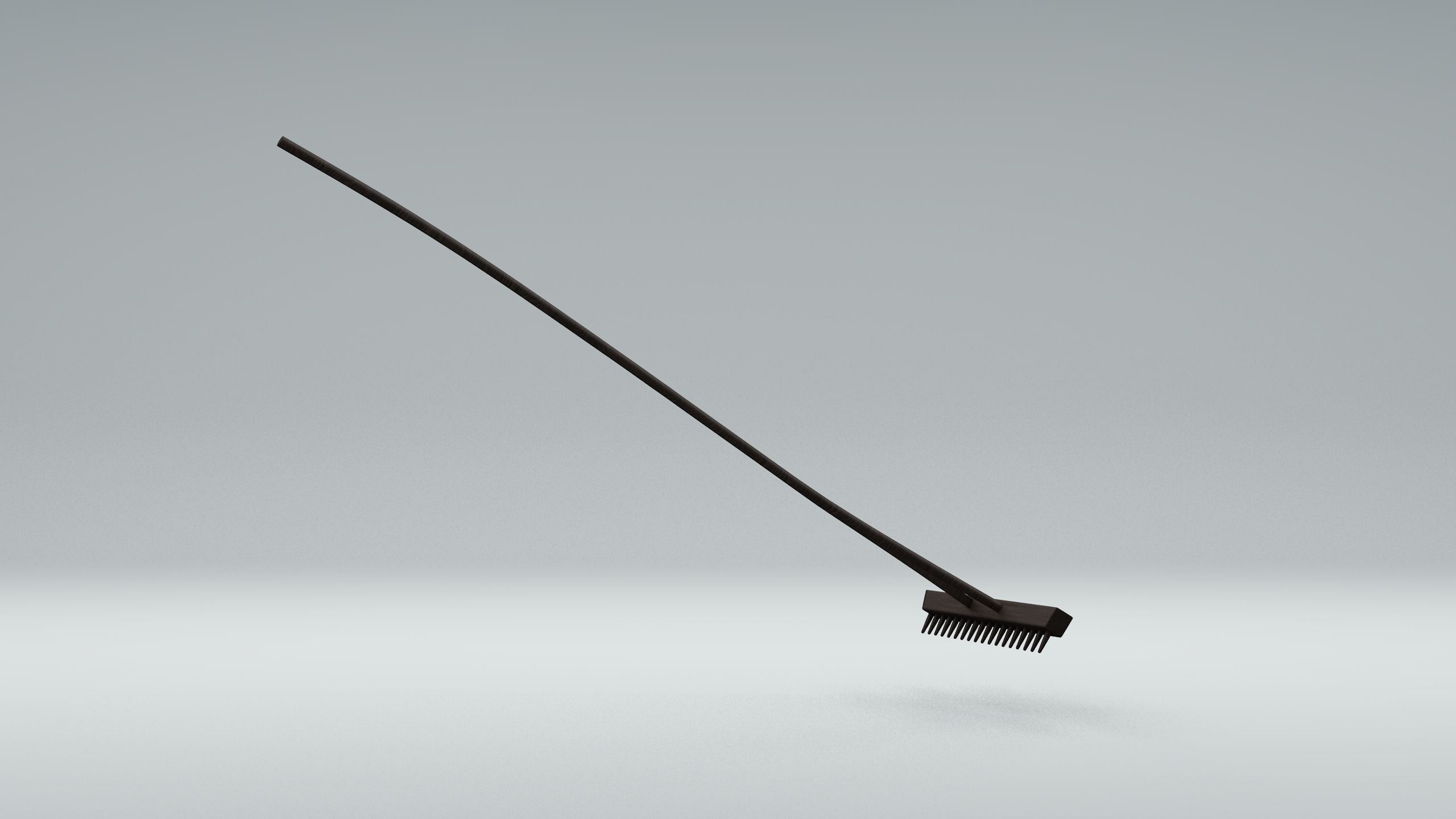 3D model wooden medieval rake VR / AR / low-poly | CGTrader