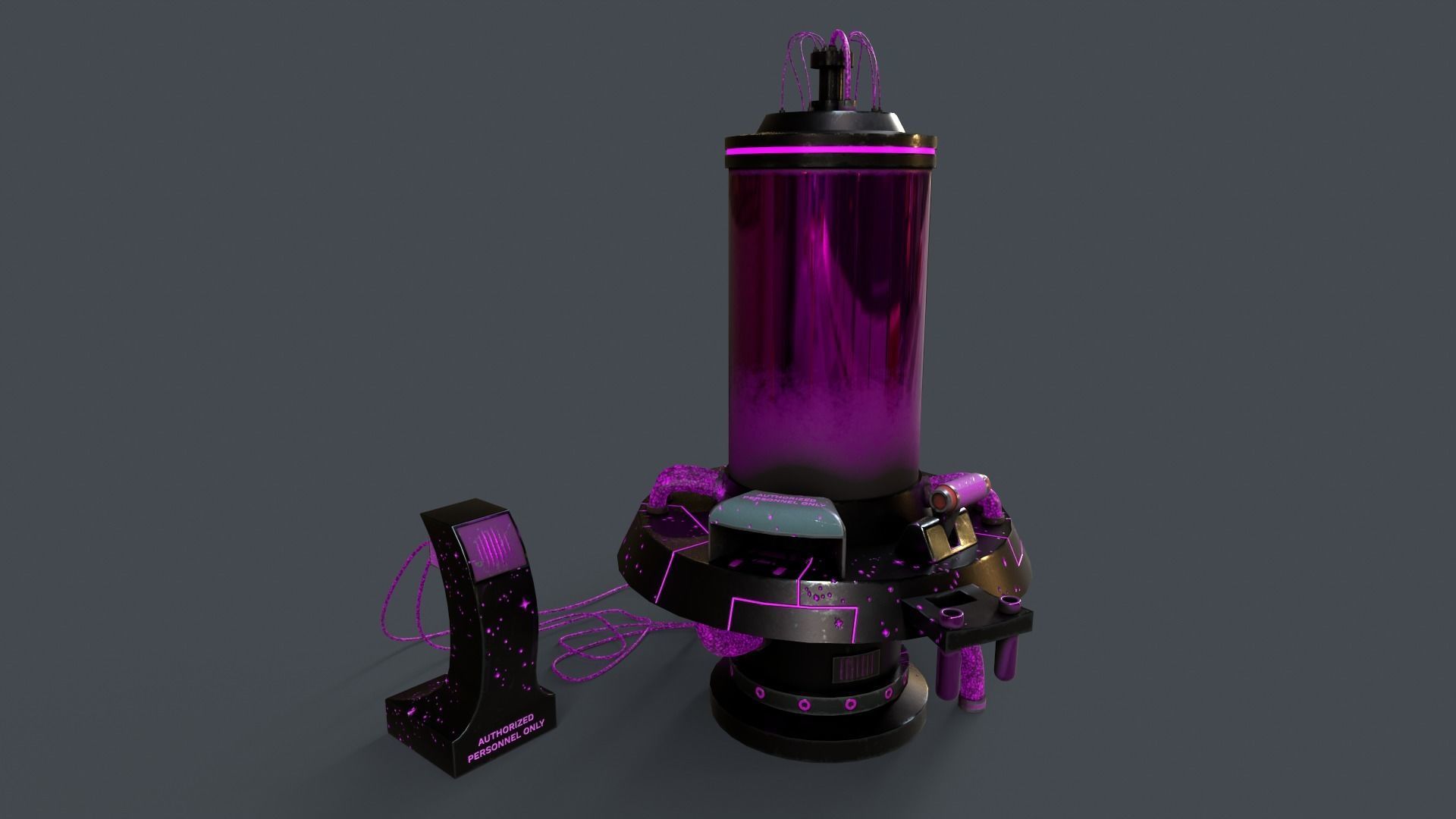 3D model Sci-Fi Production Machine 02 VR / AR / low-poly | CGTrader