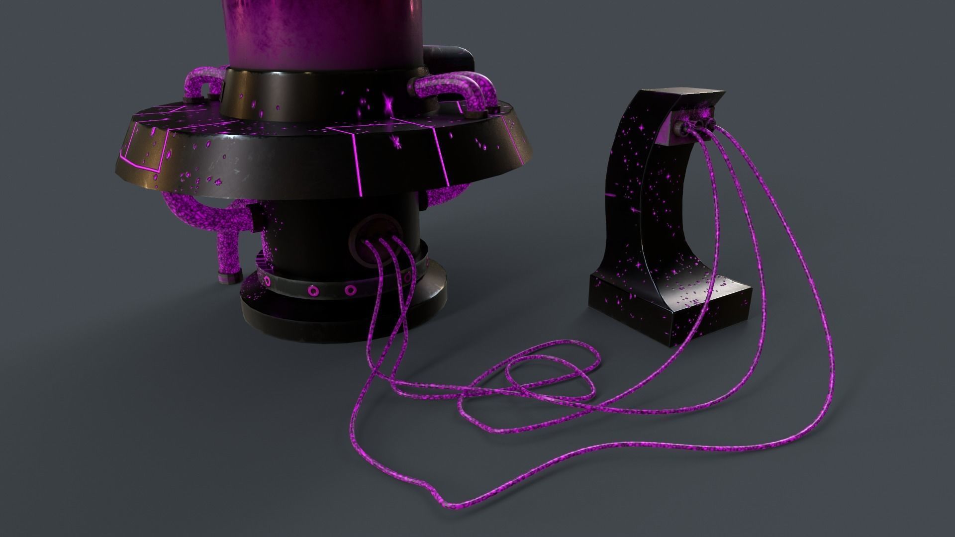 3D model Sci-Fi Production Machine 02 VR / AR / low-poly | CGTrader