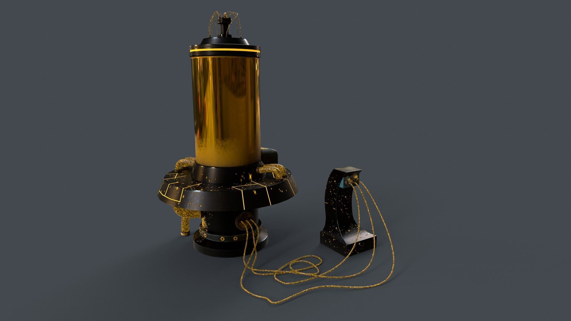 3D model Sci-Fi Production Machine 03 VR / AR / low-poly | CGTrader