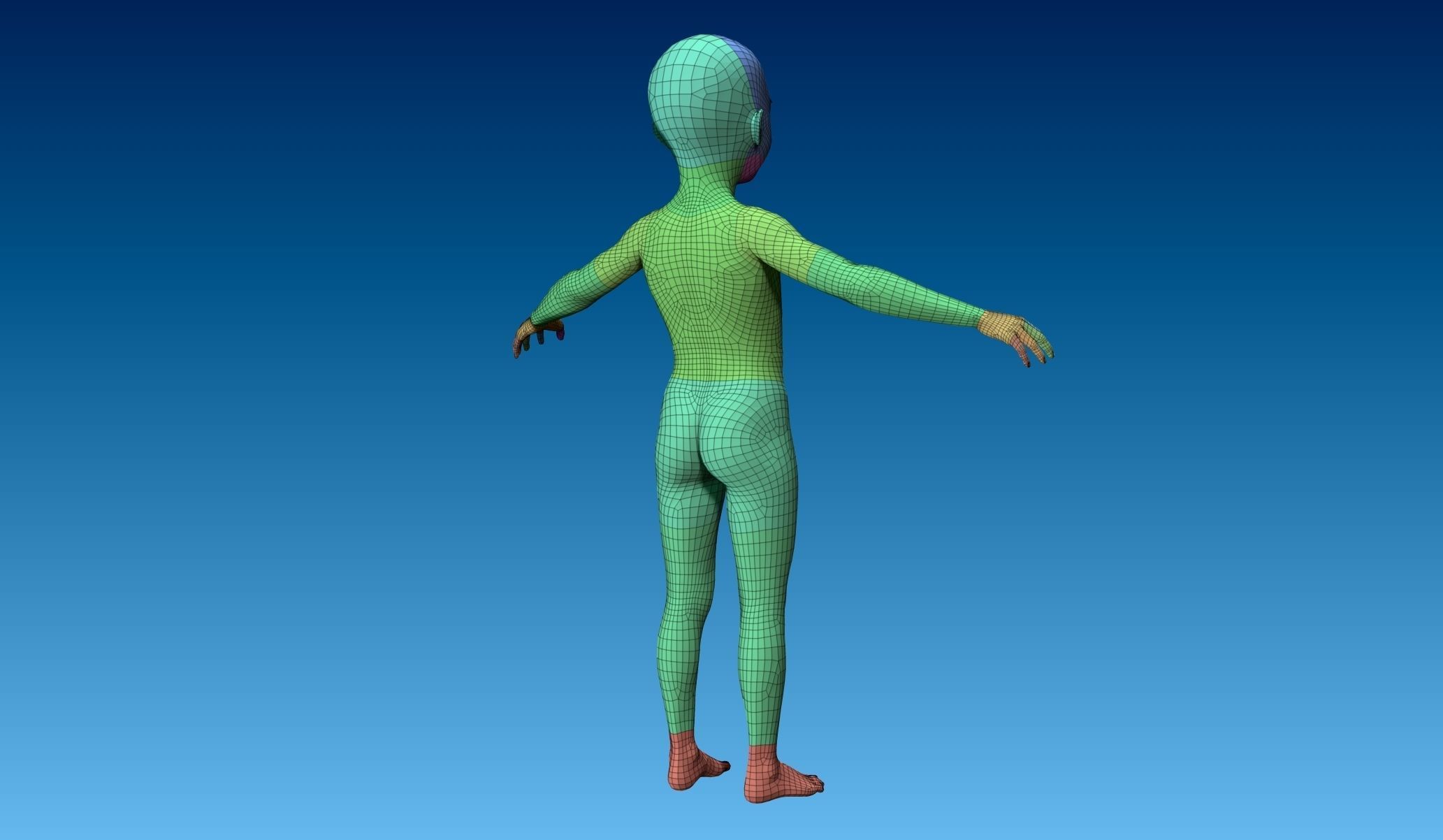 3D model Realistic child base mesh VR / AR / low-poly | CGTrader
