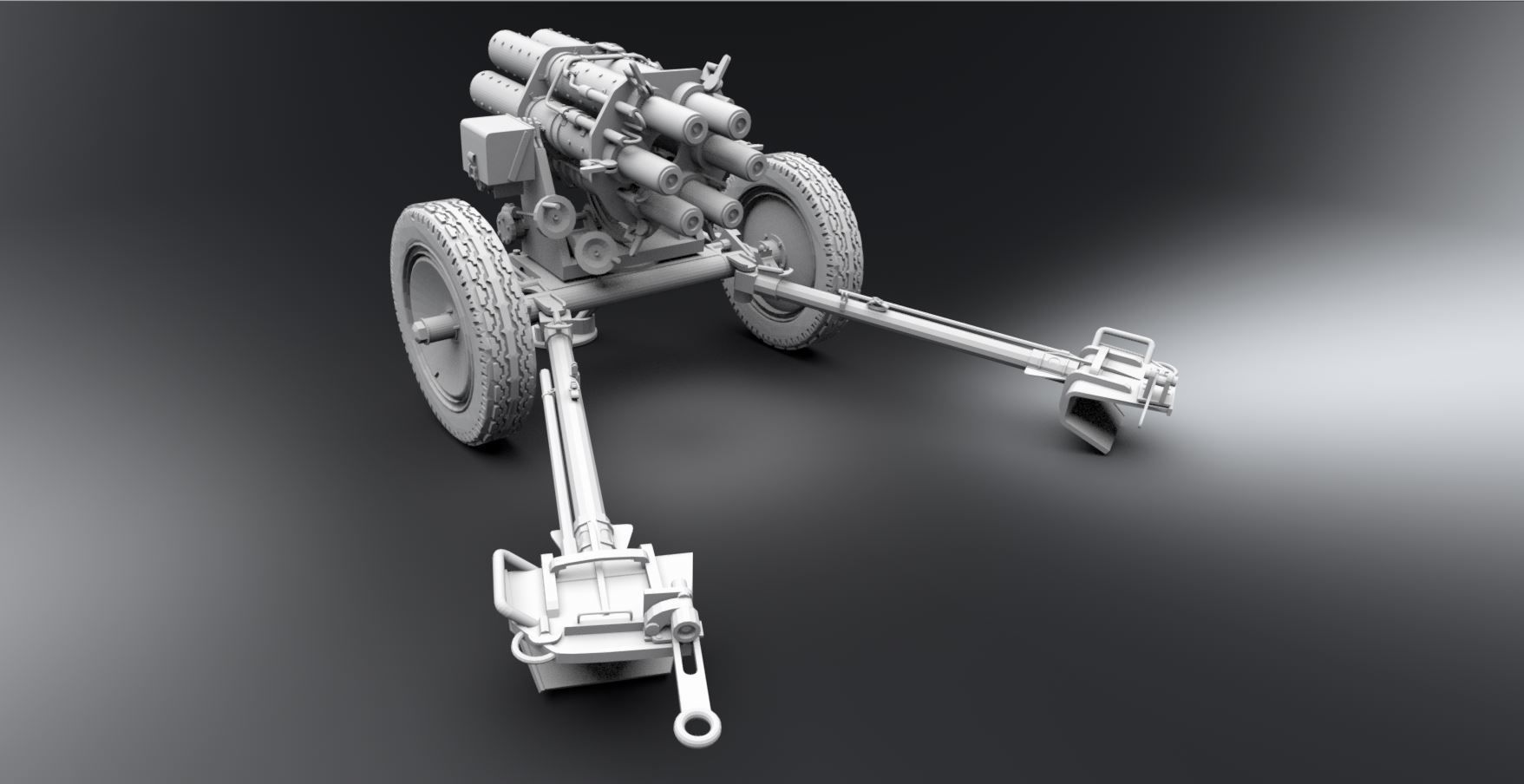 15cm Nebelwerfer Scale model 3D model 3D printable | CGTrader