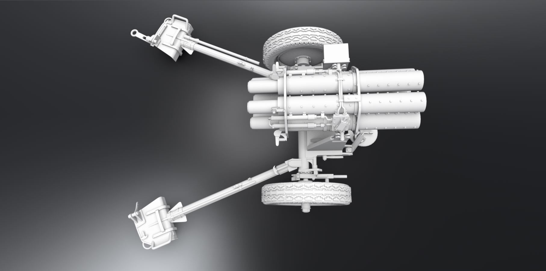 15cm Nebelwerfer Scale model 3D model 3D printable | CGTrader