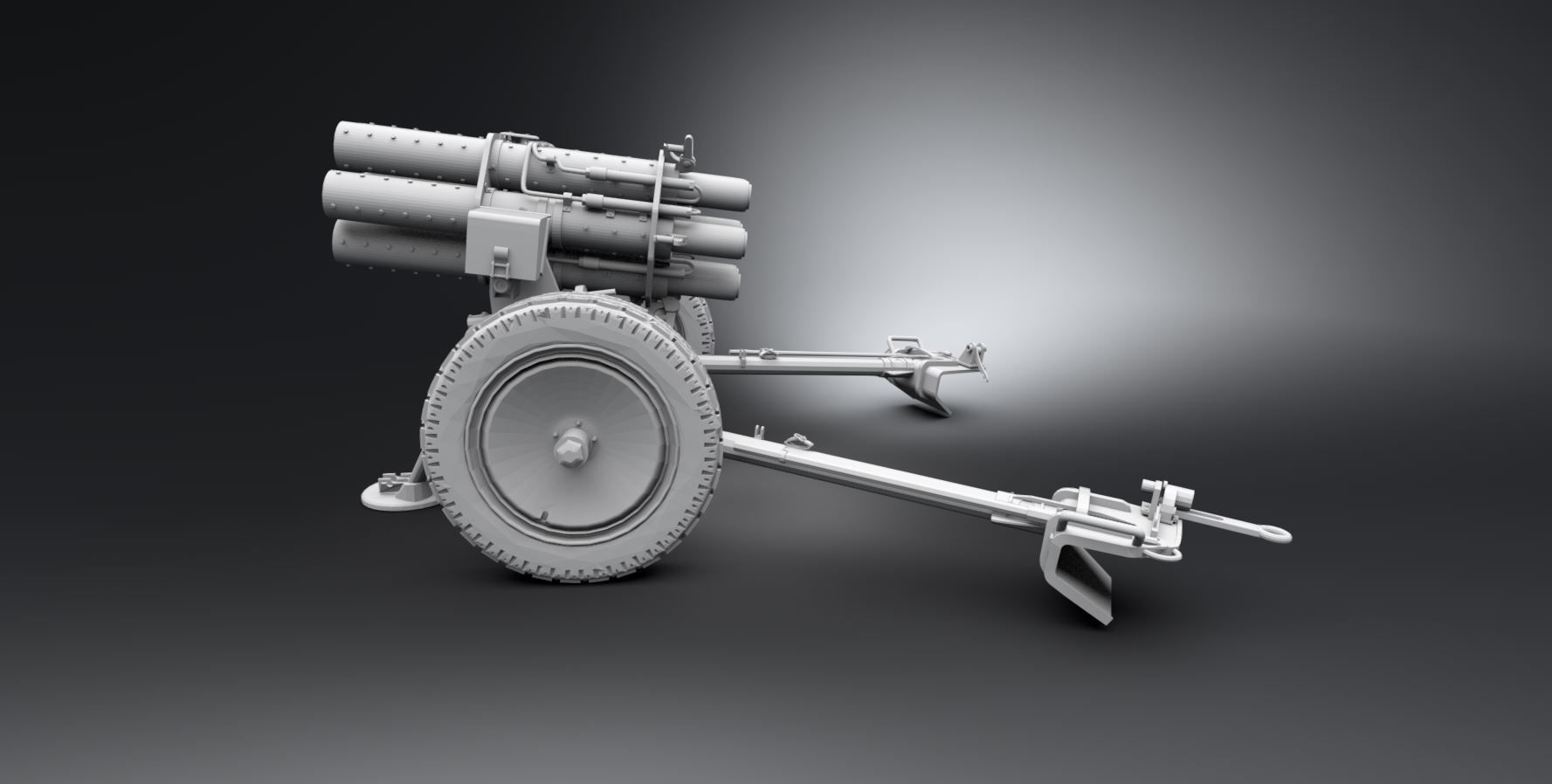 15cm Nebelwerfer Scale model 3D model 3D printable | CGTrader