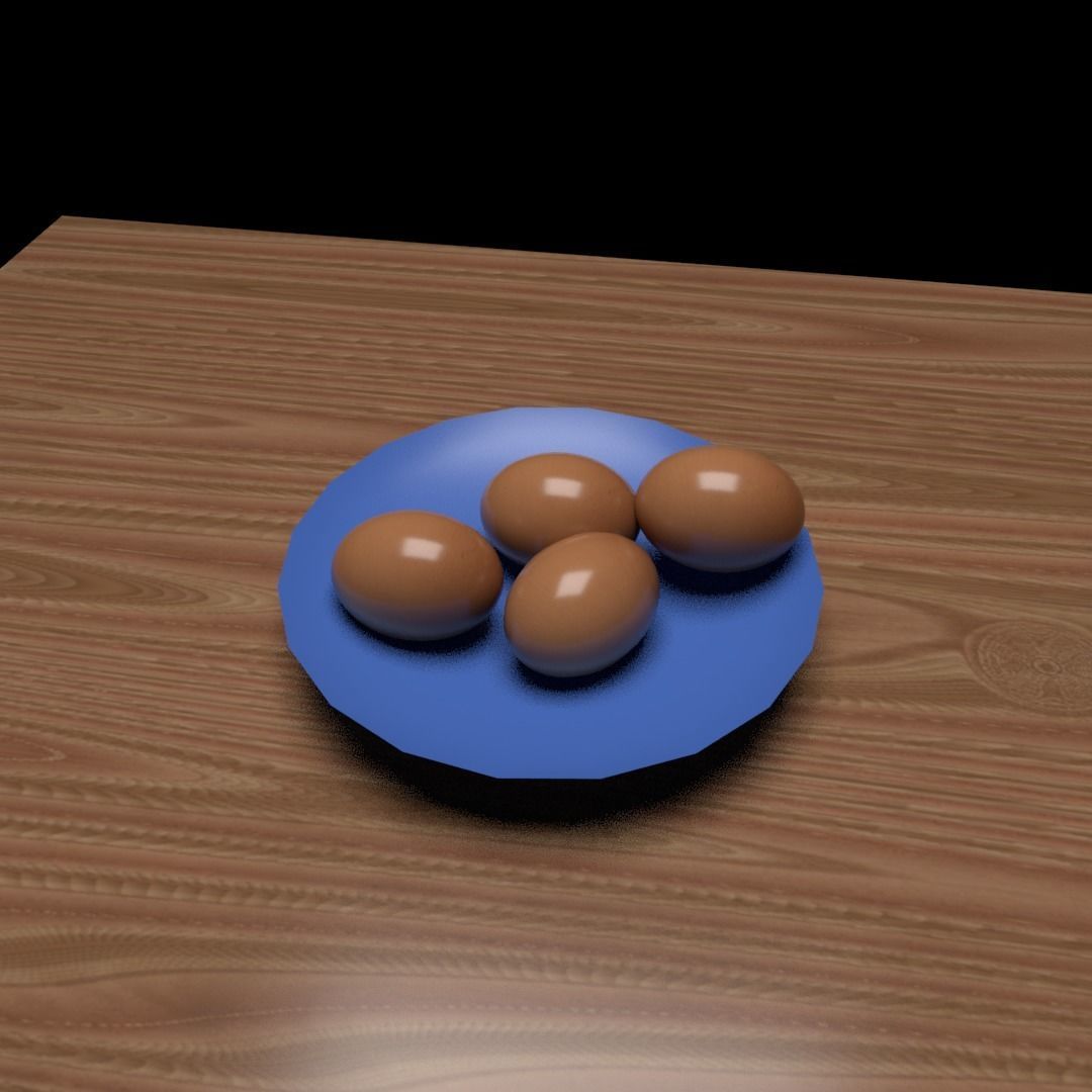 Egg low polygon free VR / AR / low-poly 3D model | CGTrader