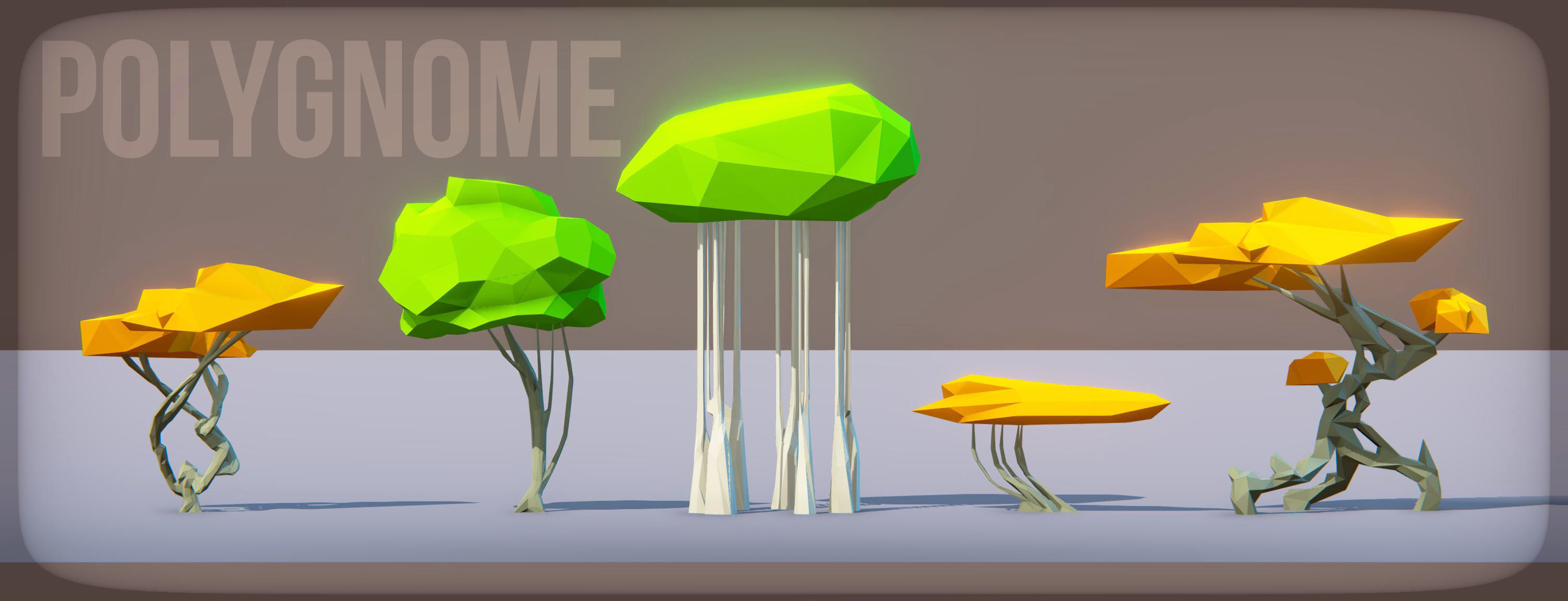 3D model Polygnome Tree Pack VR / AR / low-poly | CGTrader
