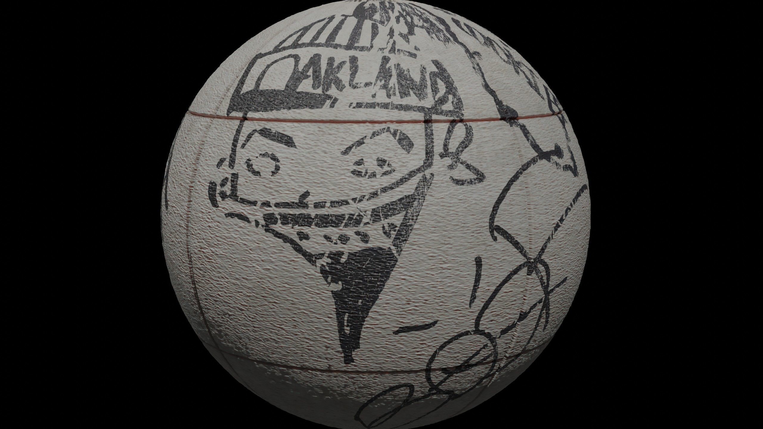 Graffiti on wooden bench decals free Texture | CGTrader