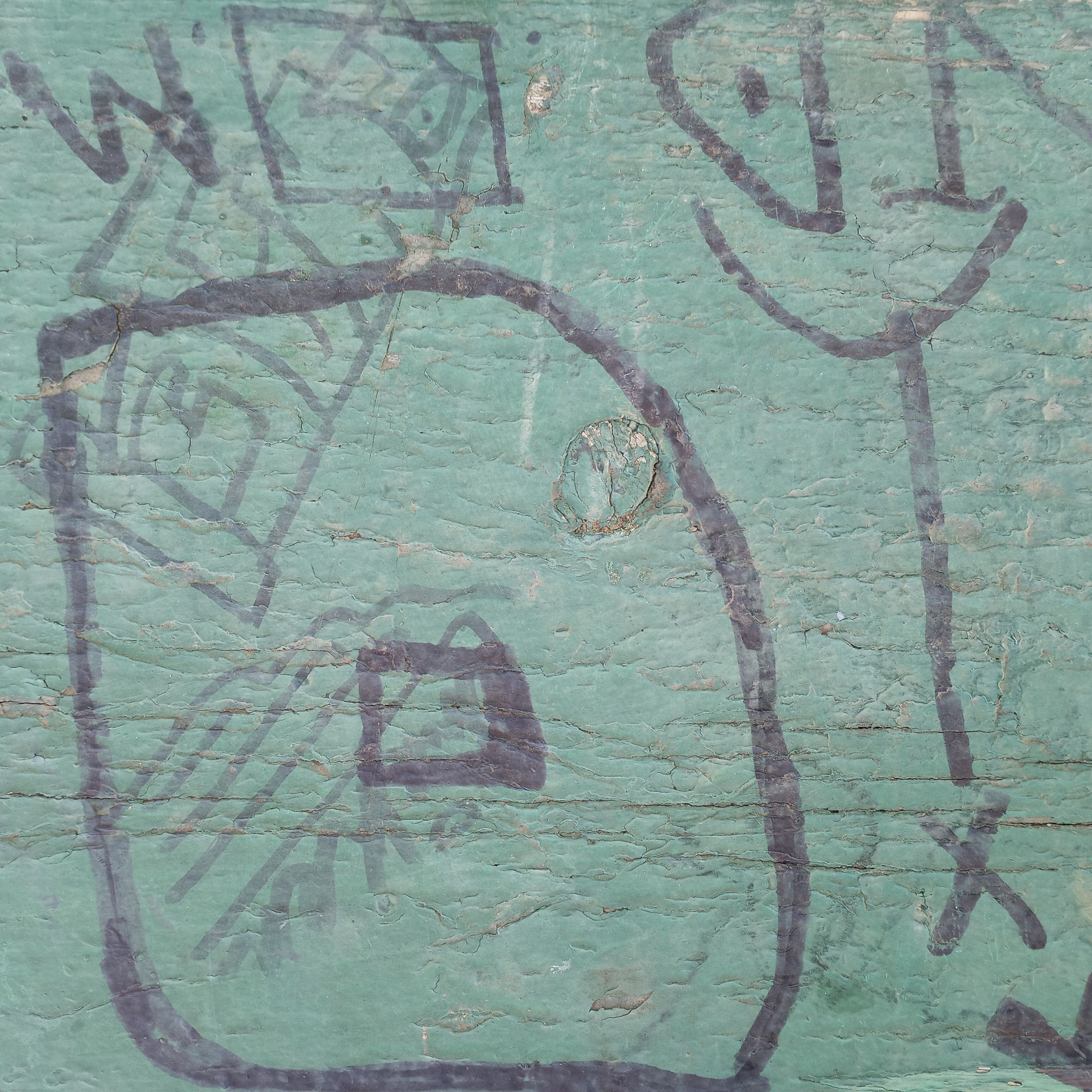 Graffiti on wooden bench decals free Texture | CGTrader