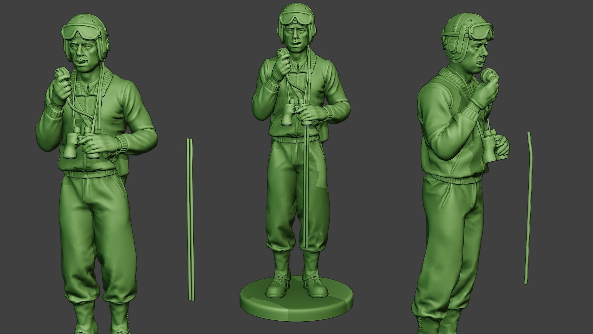 American Tank Crew unit ww2 Talk2 ATC1 3D model 3D printable | CGTrader