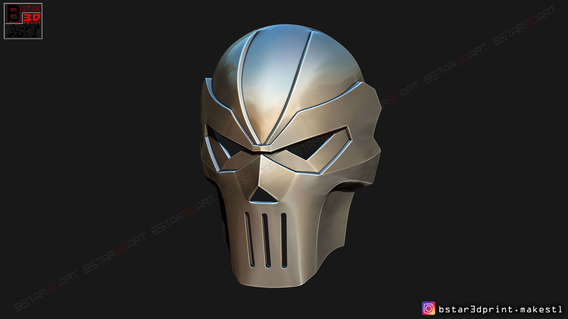 Phantasm Helmet - Casey Jones Mask 3D model 3D printable | CGTrader