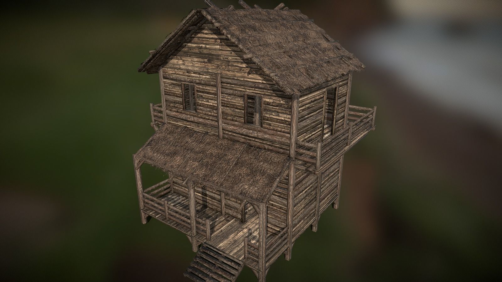 3D model Wooden Shack 04 VR / AR / low-poly | CGTrader