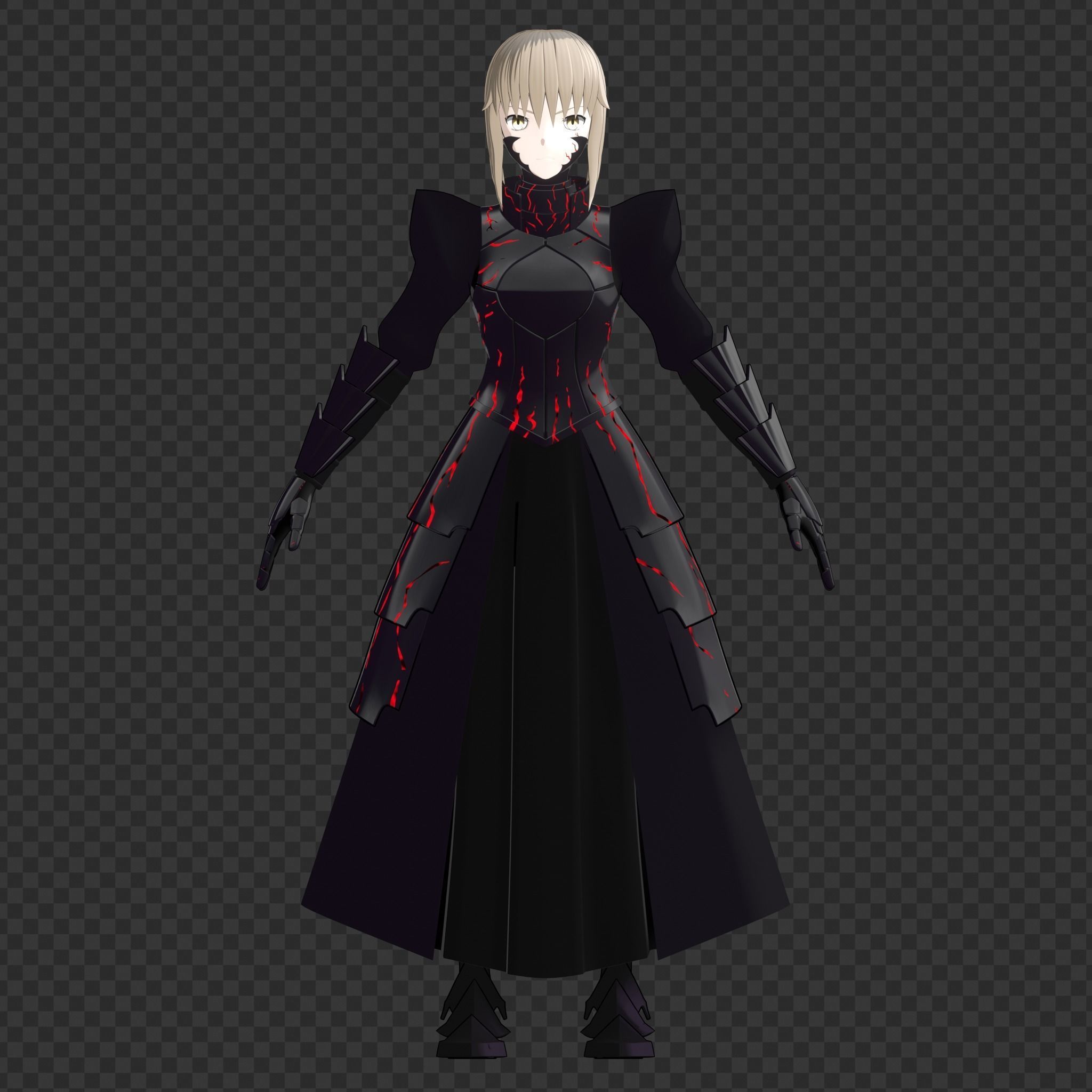 Saber Alter 3D model | CGTrader
