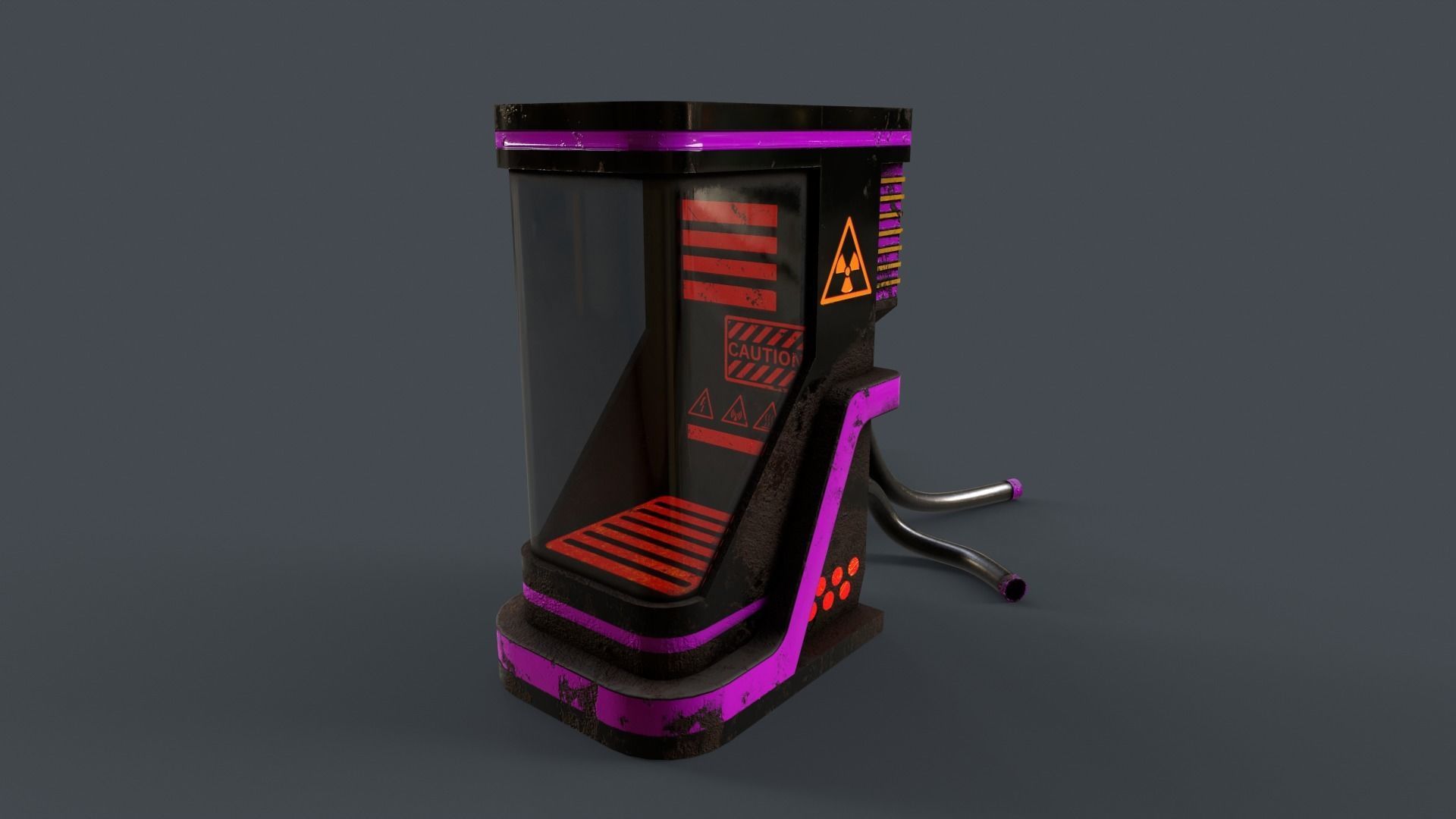 3D model Sci-Fi Teleportation Capsule V1 - 03 VR / AR / low-poly | CGTrader