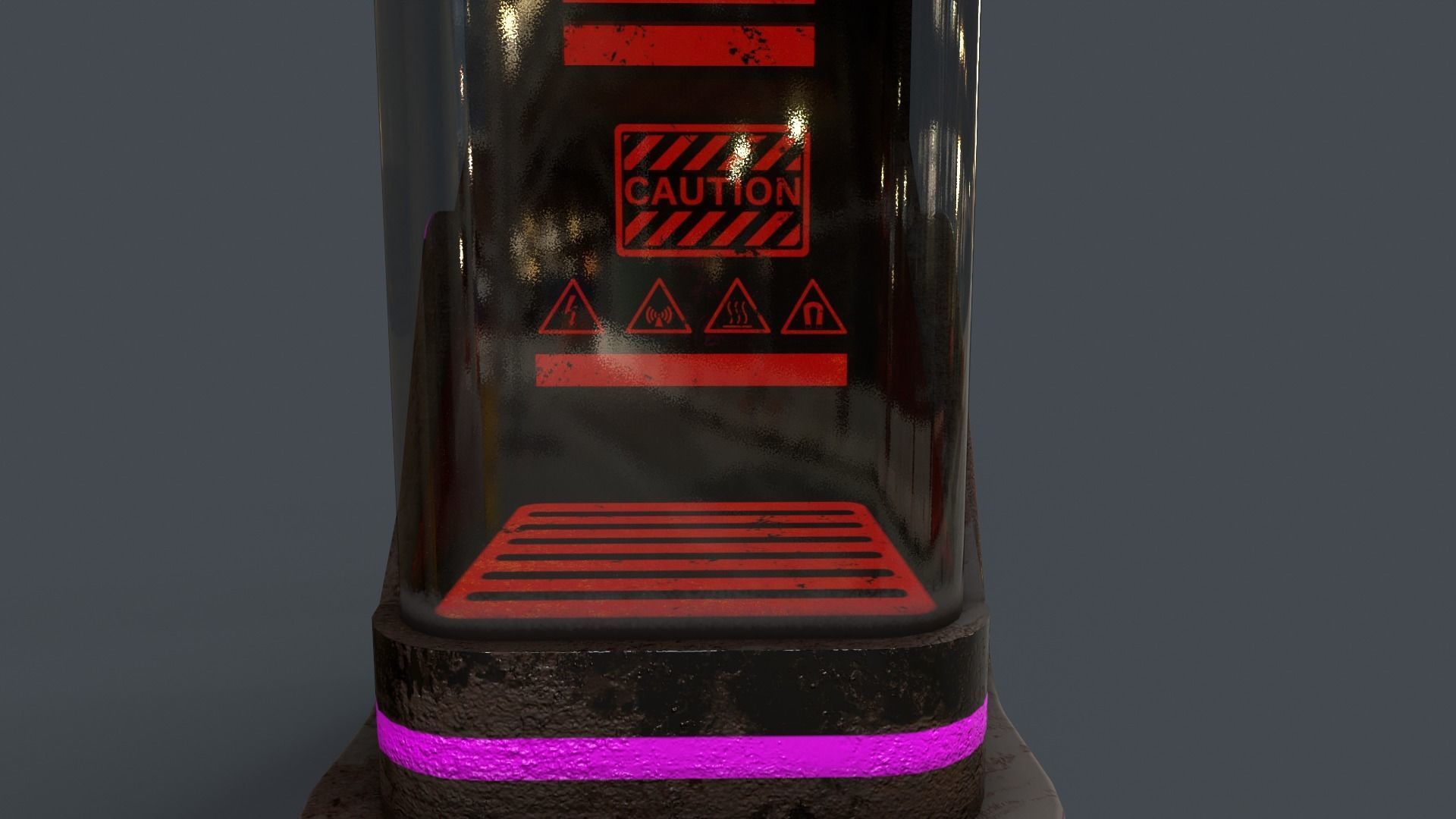 3D model Sci-Fi Teleportation Capsule V1 - 03 VR / AR / low-poly | CGTrader