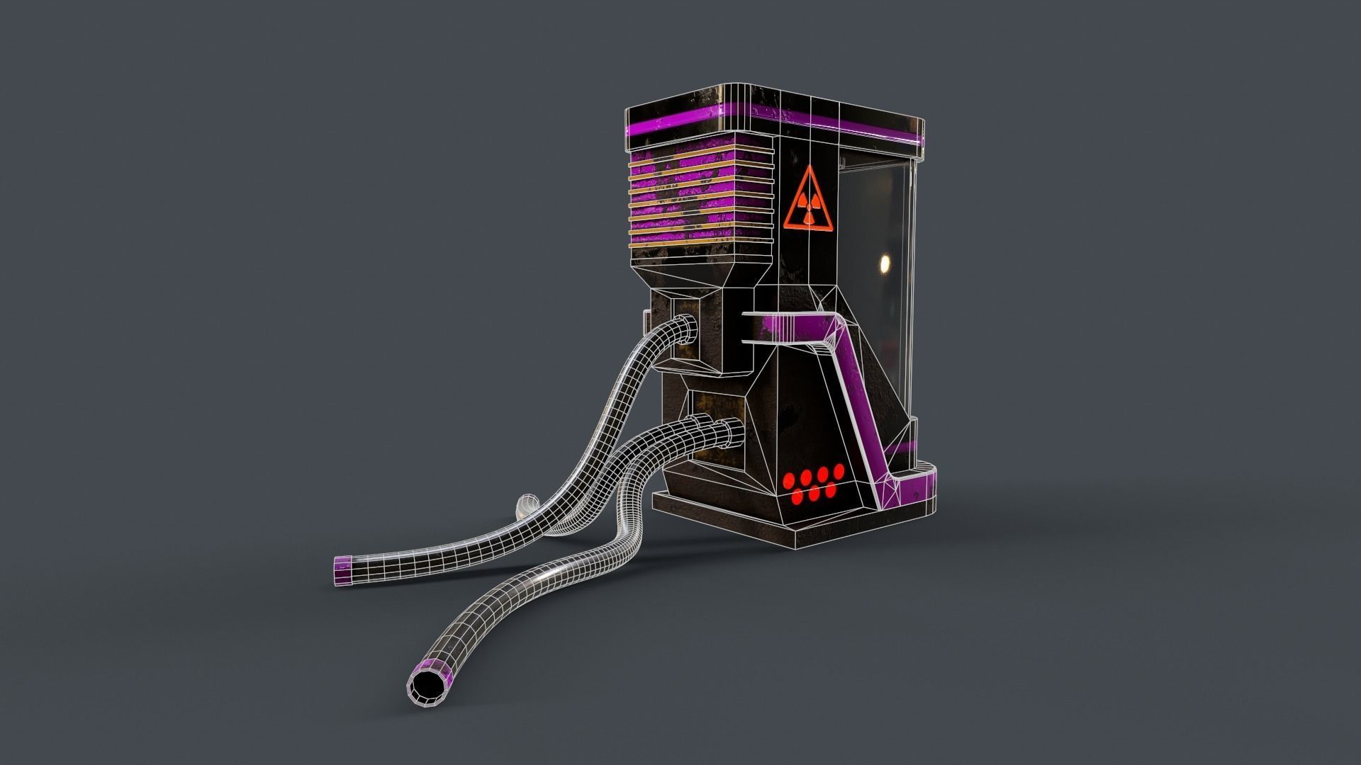 3D model Sci-Fi Teleportation Capsule V1 - 03 VR / AR / low-poly | CGTrader