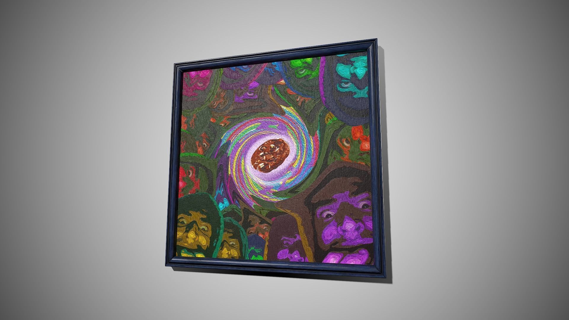 Cursed Abstract picture free VR / AR / low-poly 3D model | CGTrader