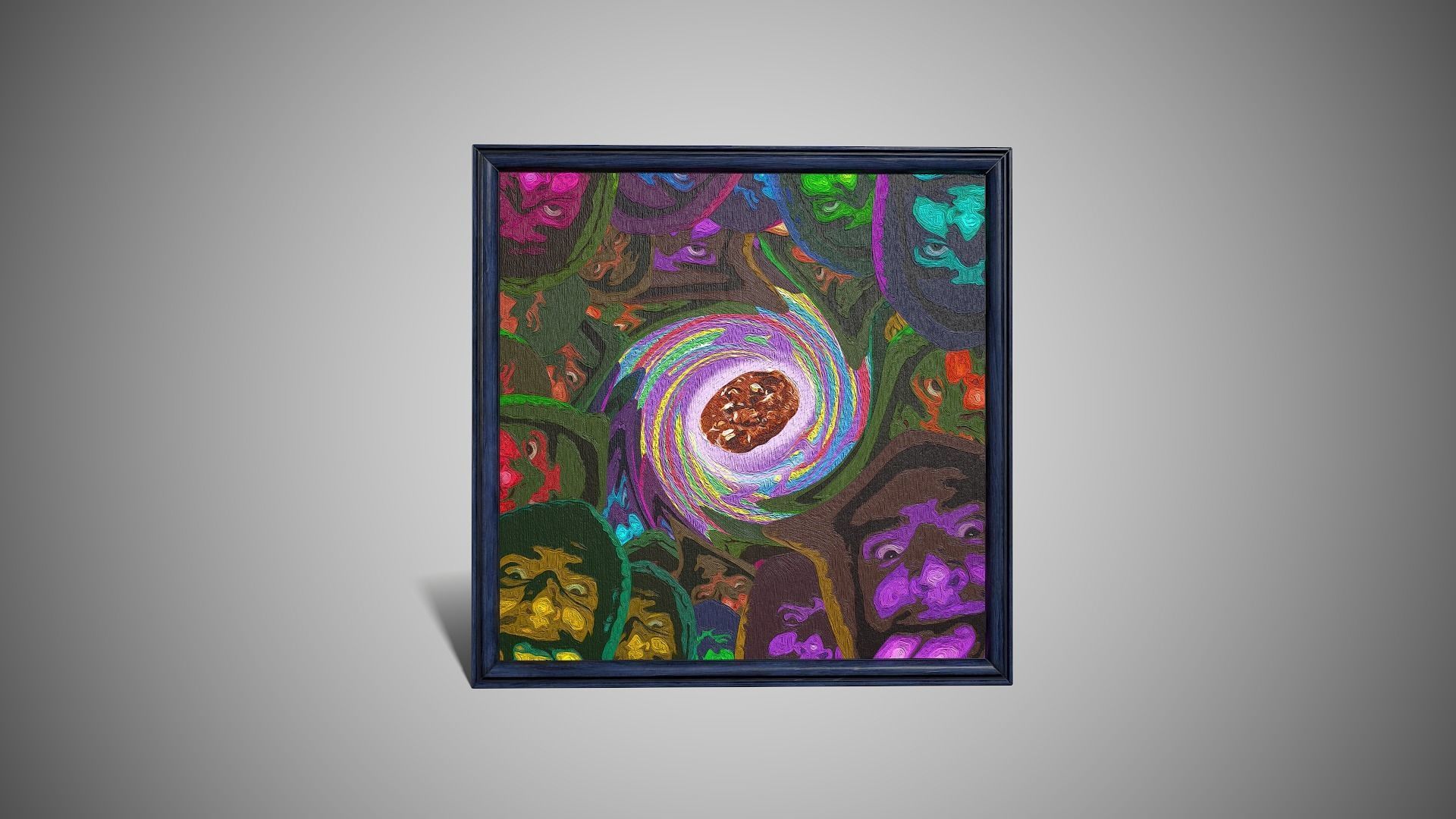 Cursed Abstract picture free VR / AR / low-poly 3D model | CGTrader