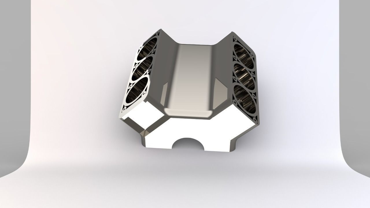 Car Engine Block 3D model 3D printable animated | CGTrader