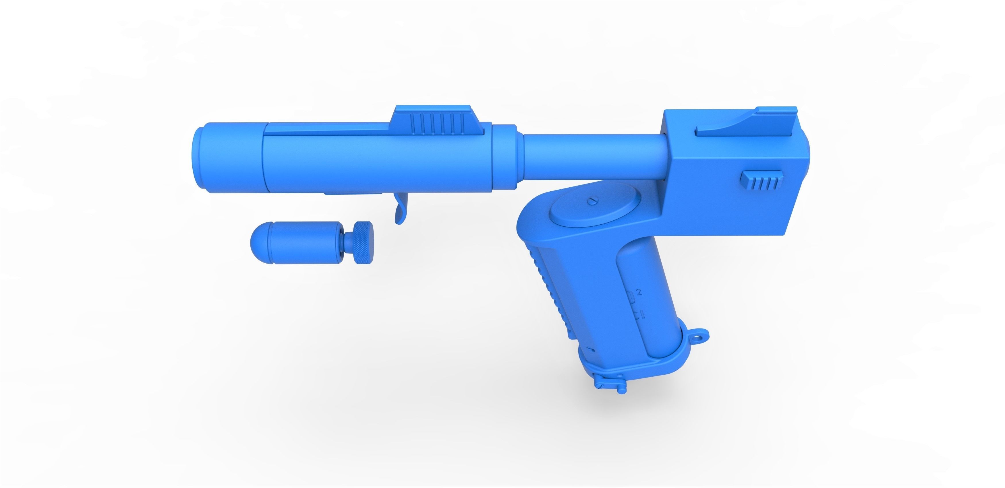 Guess plastic gun 3D model | CGTrader