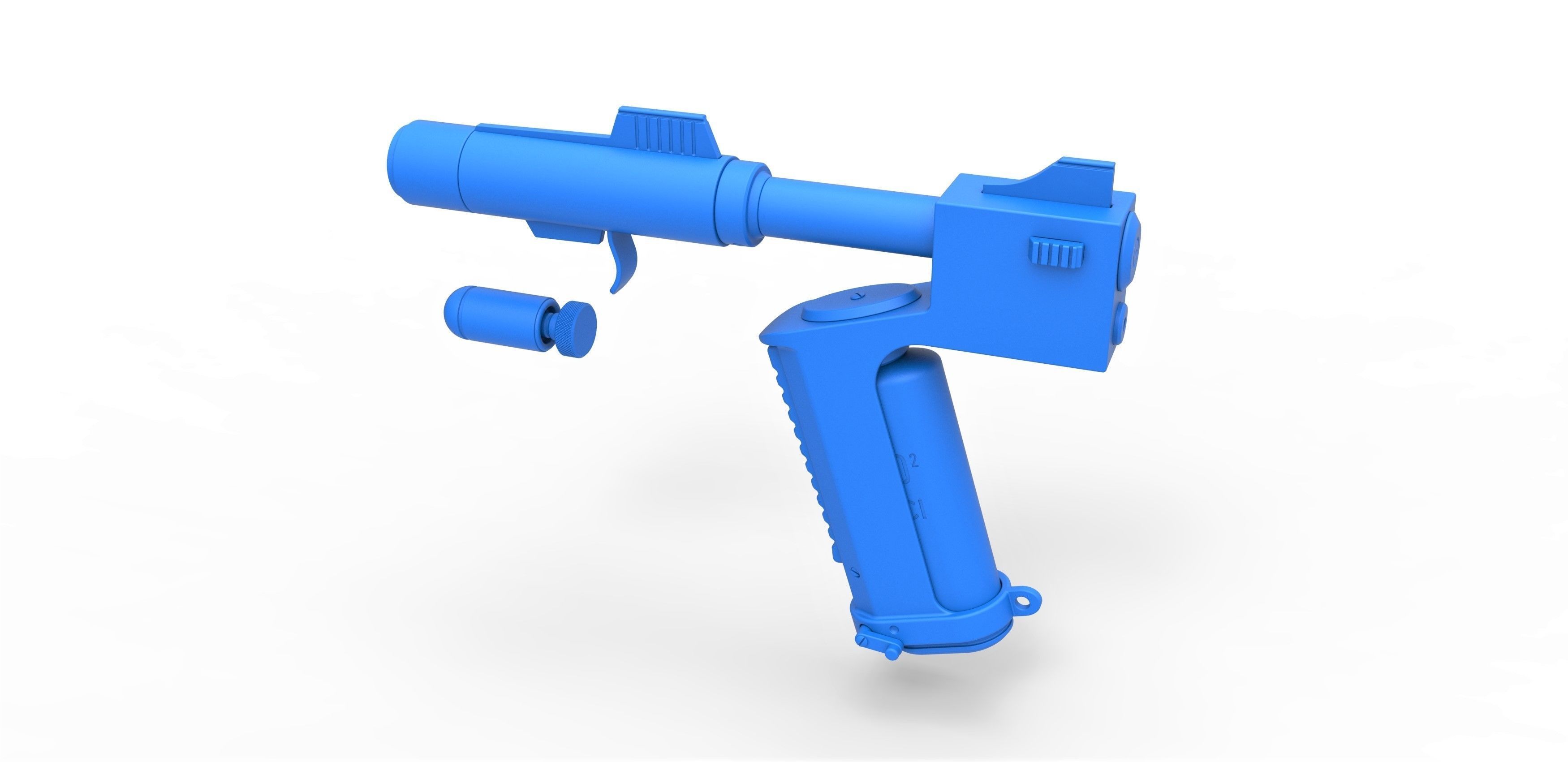 Guess plastic gun 3D model | CGTrader