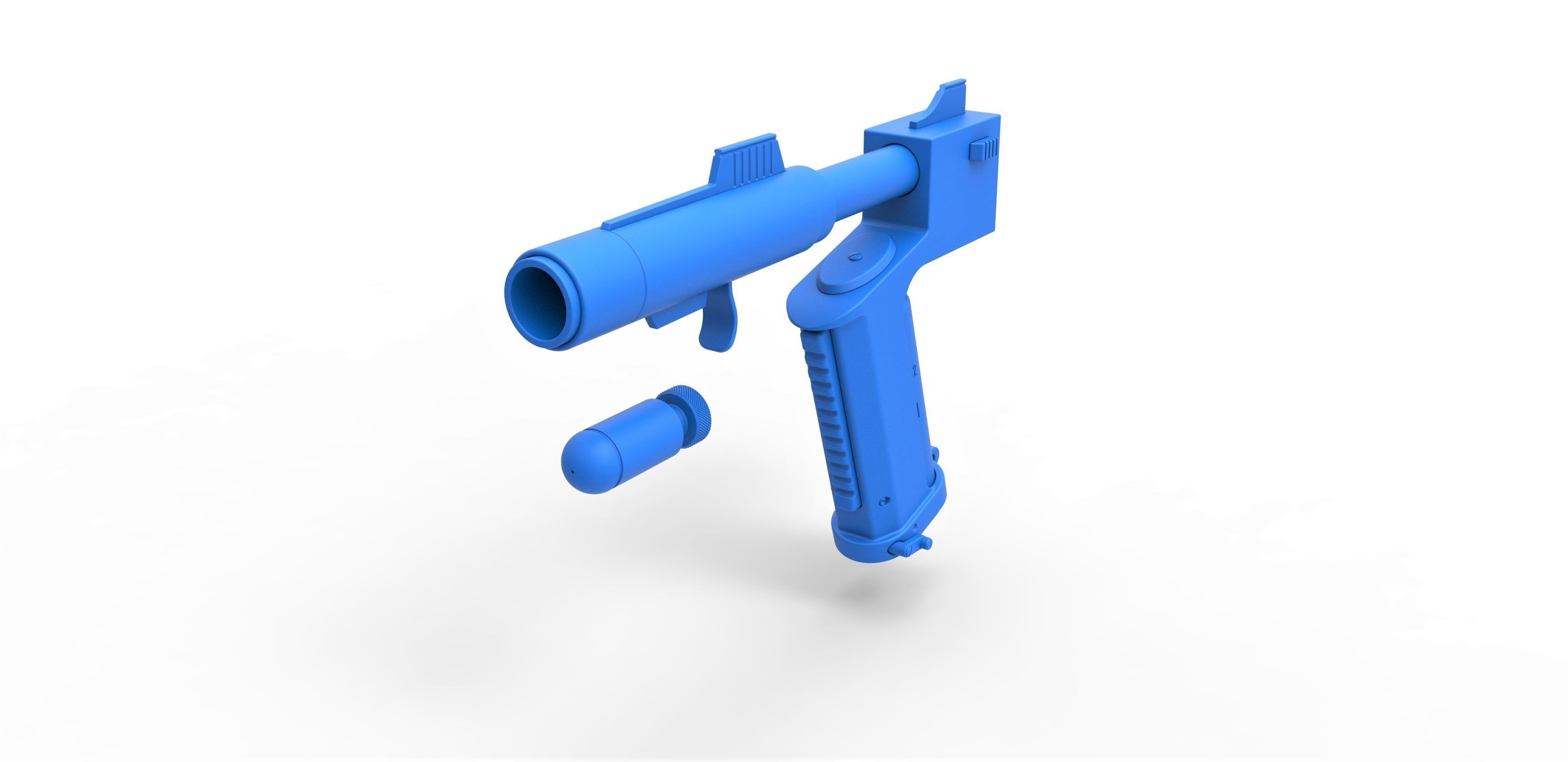 Guess plastic gun 3D model | CGTrader