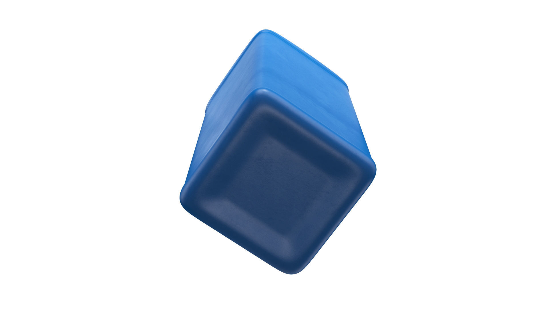 Plastic container blue 06 3D model | CGTrader