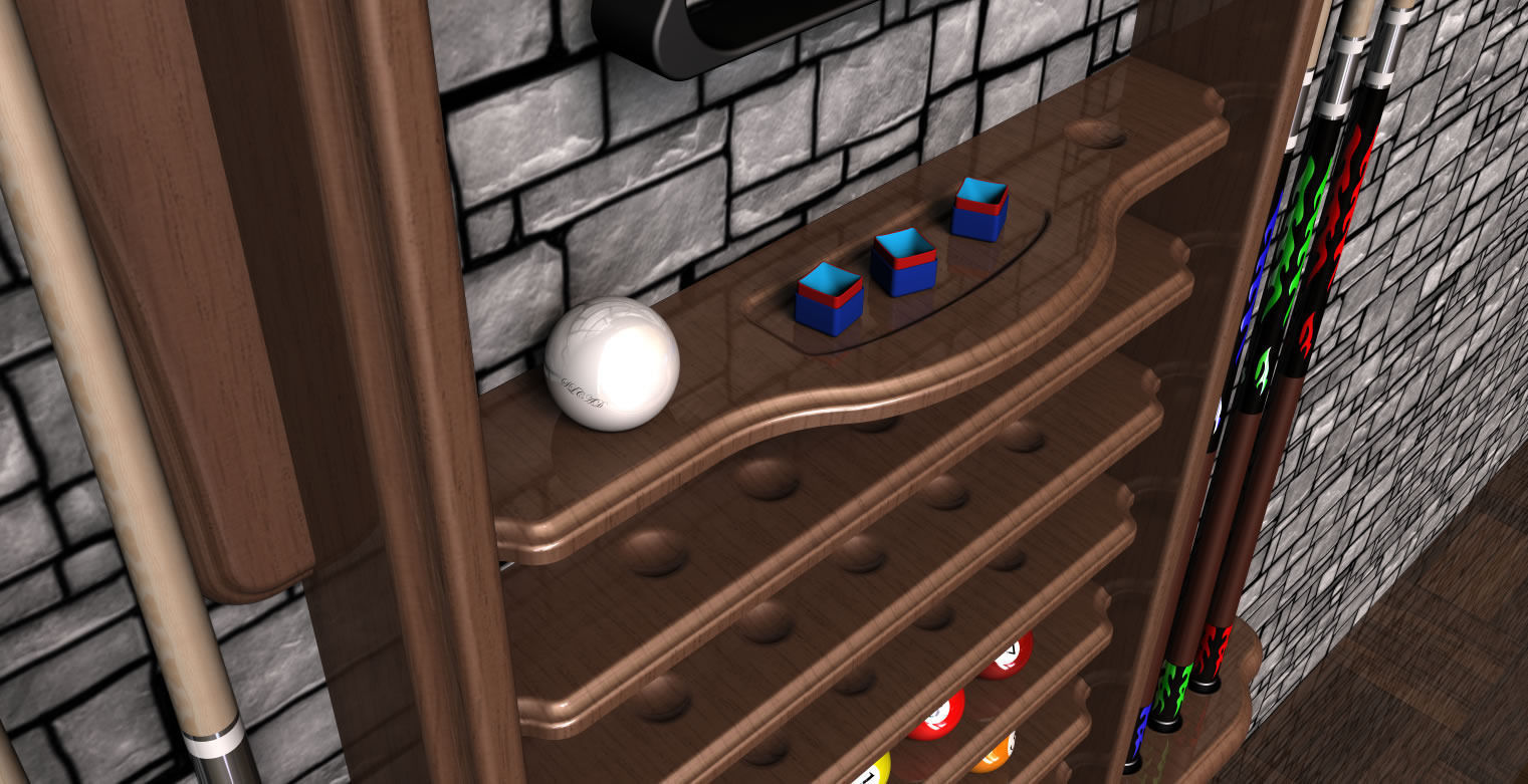 Cue Stand 3D model 3D printable | CGTrader