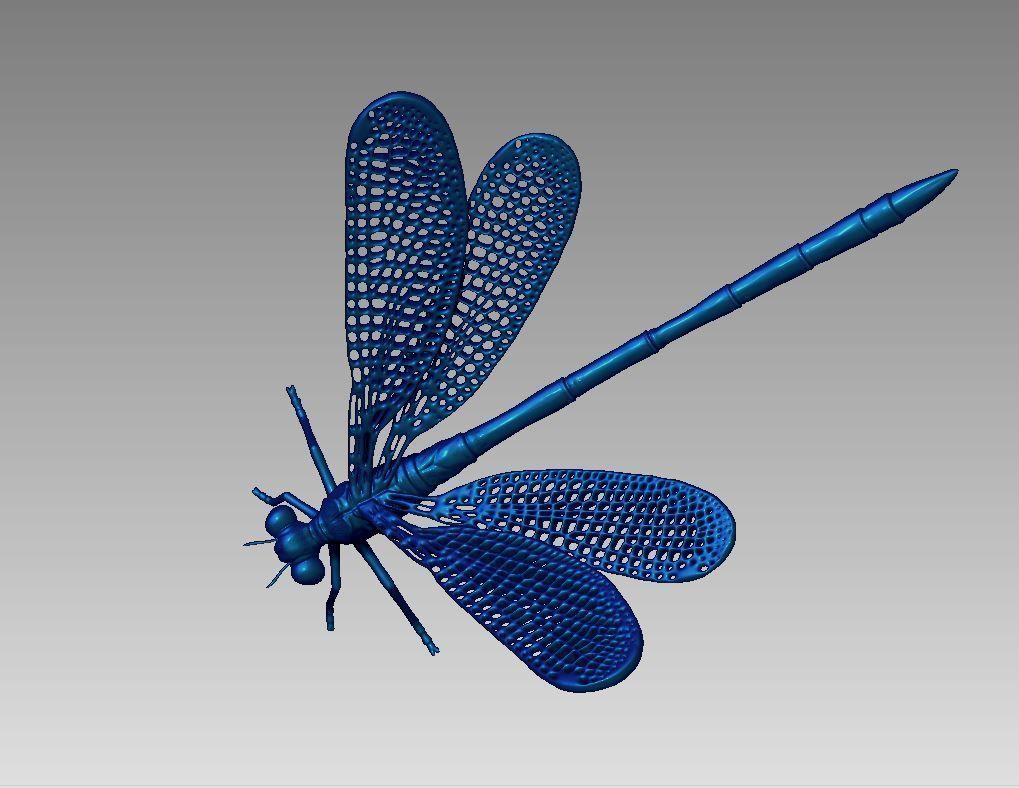 Dragonfly 3D model 3D printable | CGTrader