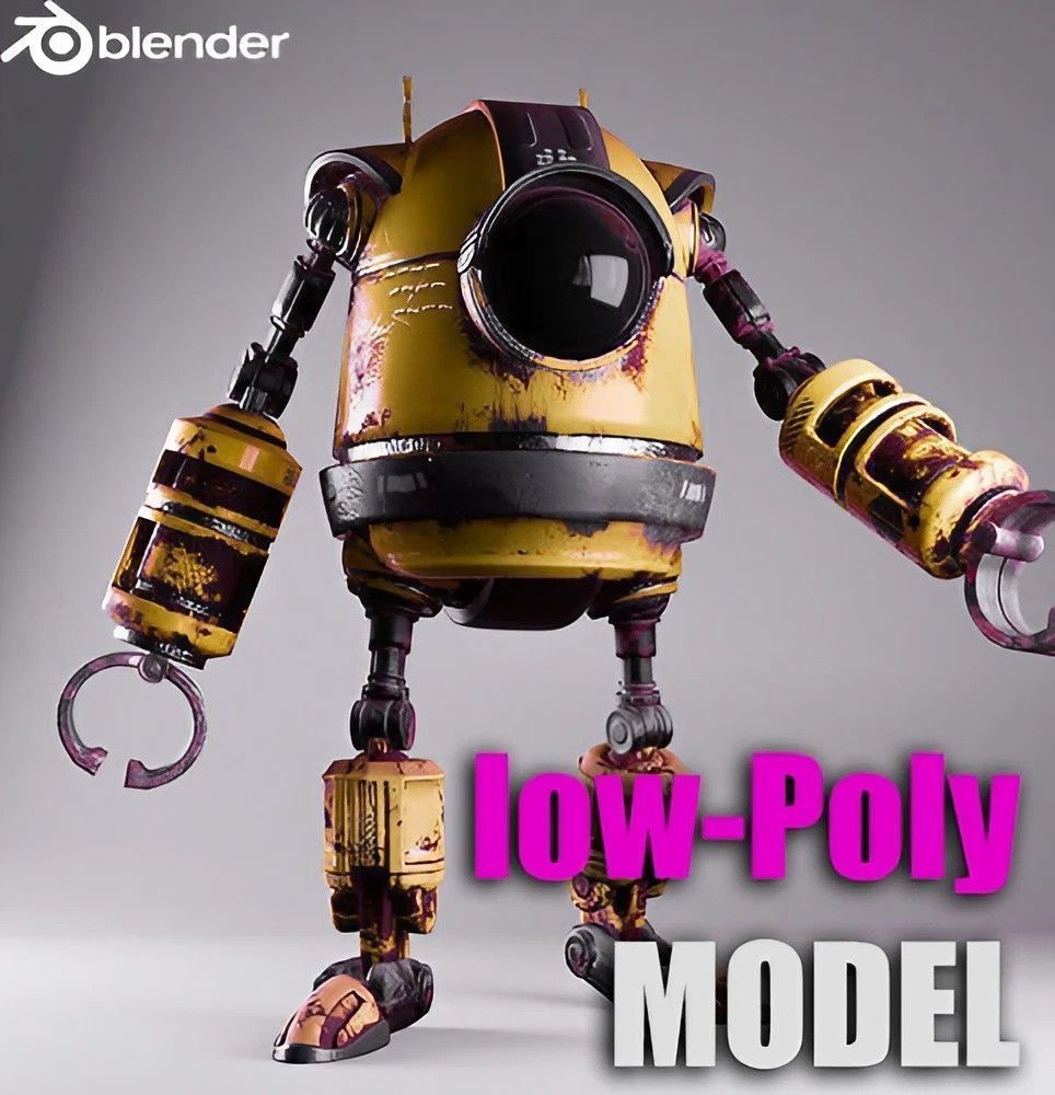 Robot from video game borderlands free VR / AR / low-poly 3D model ...