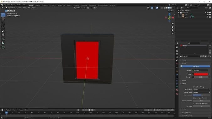 3D model Button box VR / AR / low-poly | CGTrader