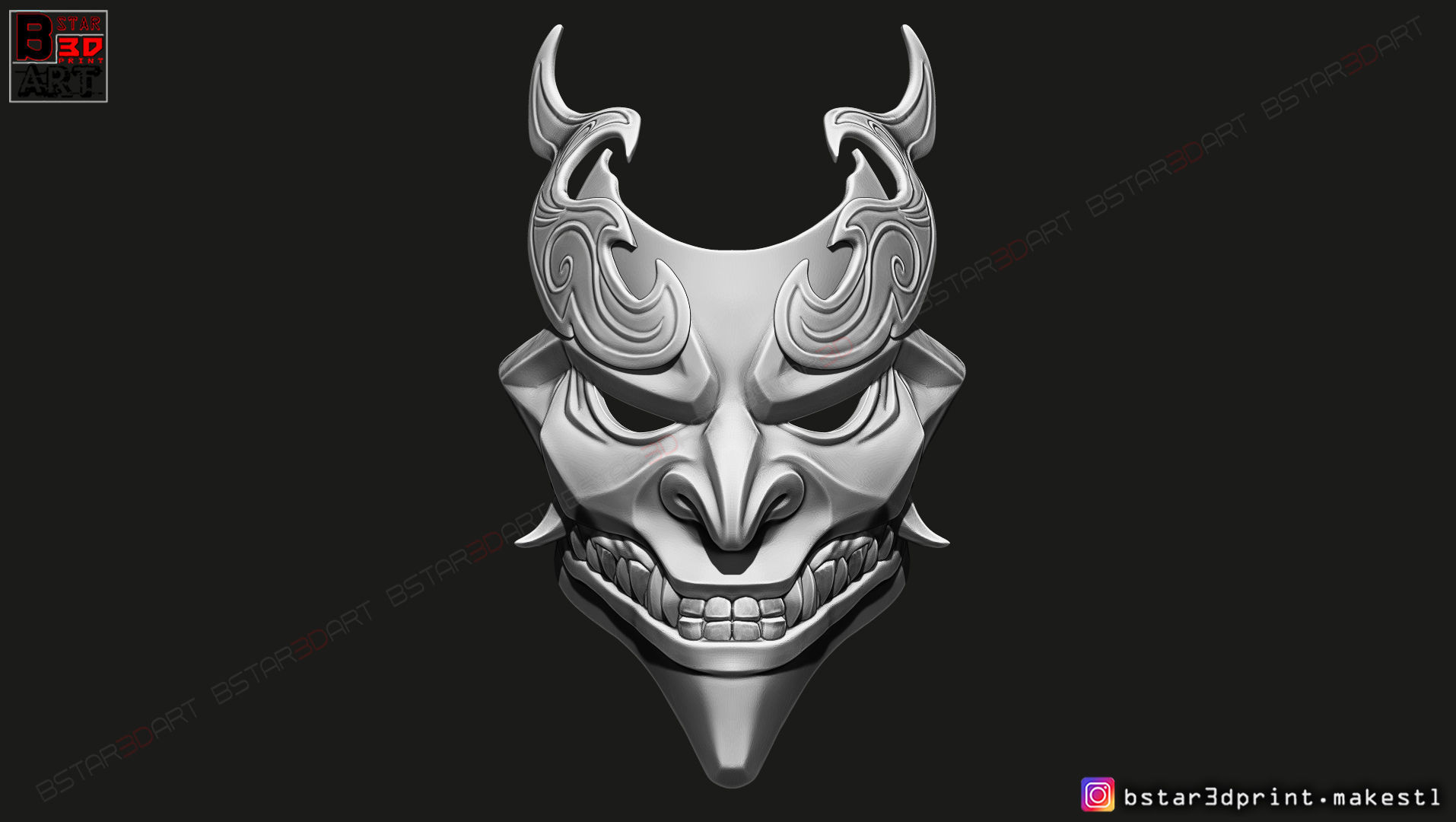 Shan Hai Scrolls Jhin Mask - Jhin God - League Of Legends 3D model 3D ...