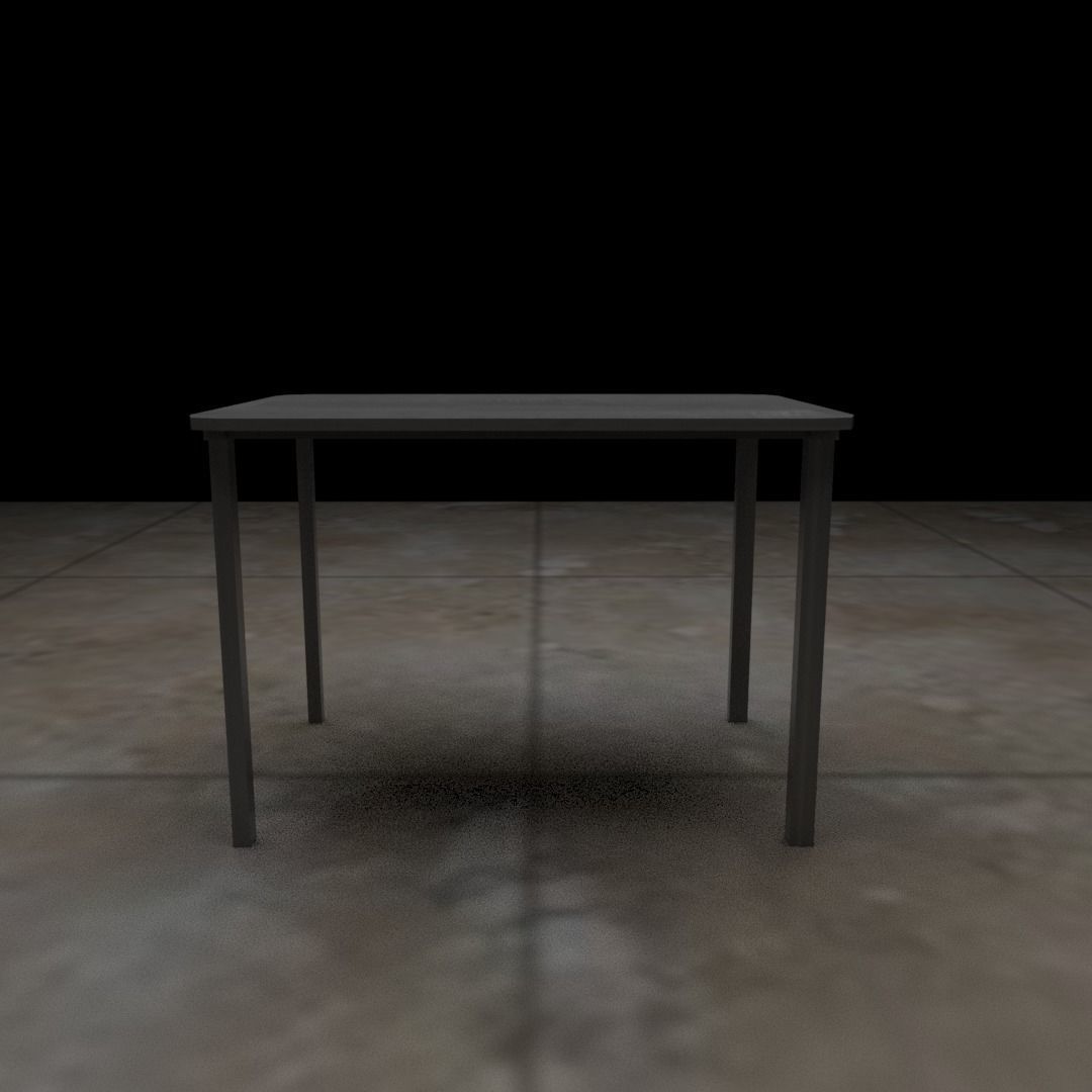 steel table soviet union free VR / AR / low-poly 3D model | CGTrader