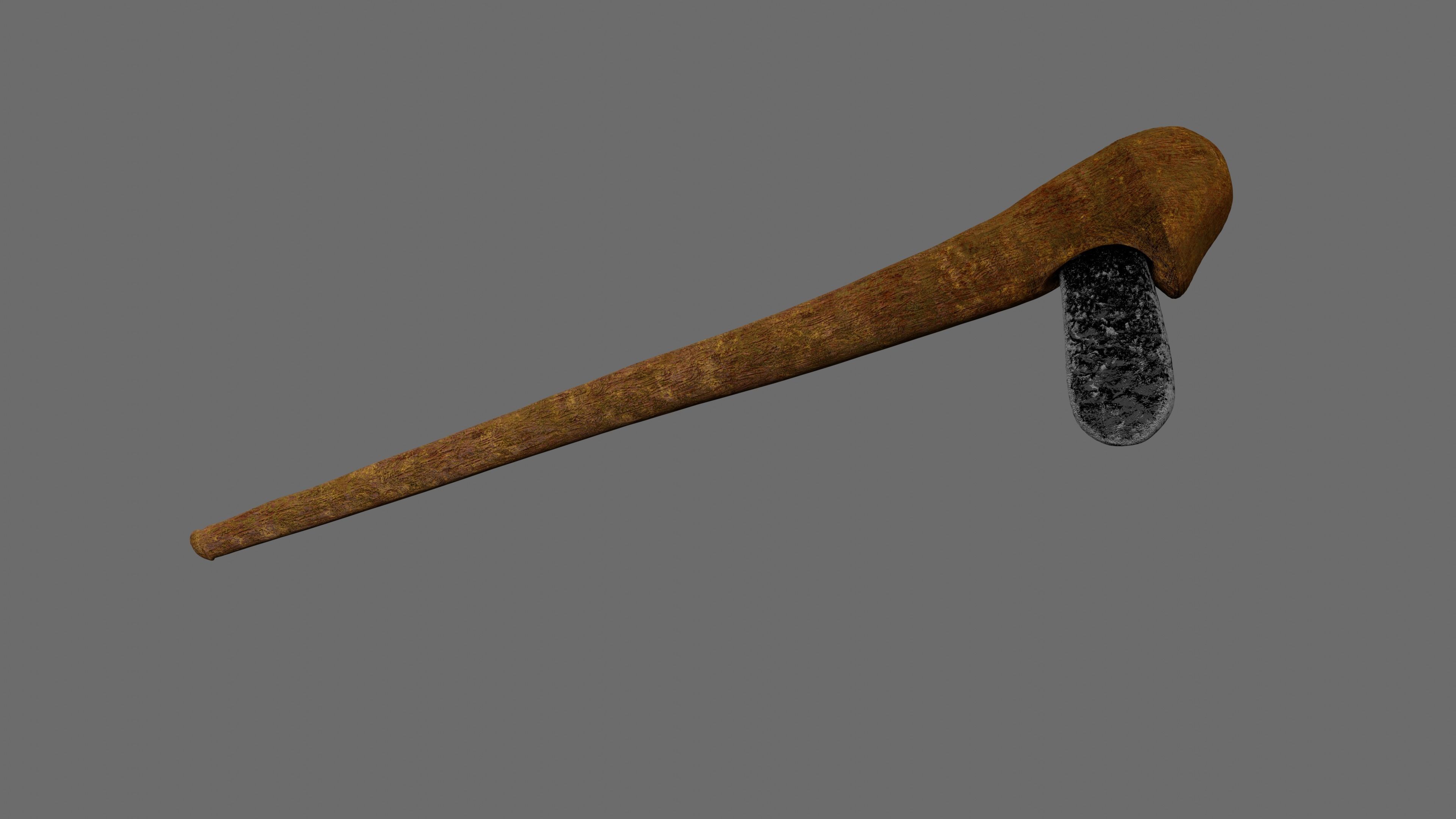 3D model Realistic Primitive Axe Low-poly 3D model VR / AR / low-poly ...