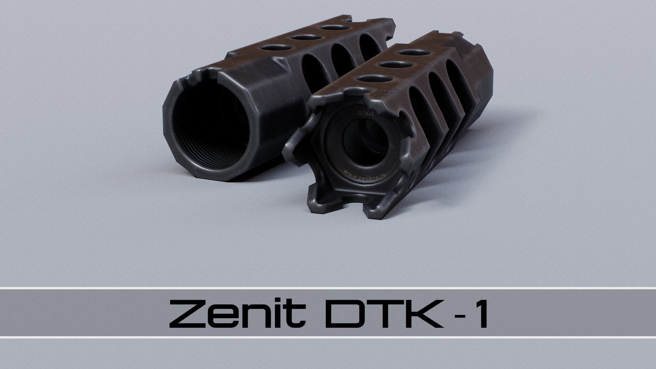 3D model Zenit DTK-1 Muzzle Brake VR / AR / low-poly | CGTrader
